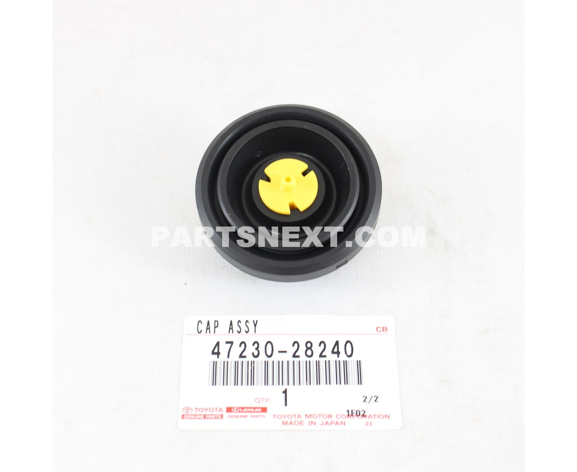 Toyota :: 47230-28240 CAP ASSY, BRAKE MASTER CYLINDER RESERVOIR FILLER