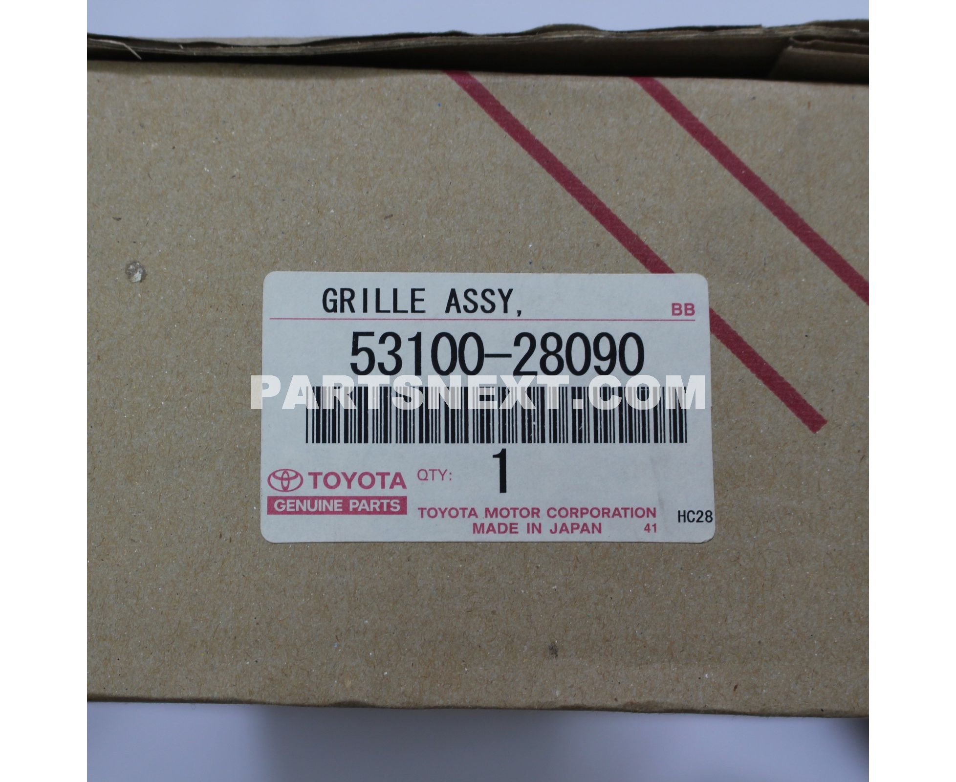 Toyota :: 53100-28090 GRILLE, RADIATOR