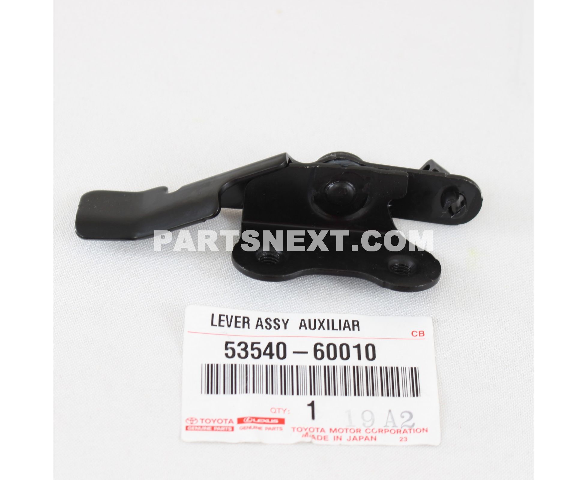 Toyota :: 53540-60010 LEVER ASSY, AUXILIARY CATCH RELEASE