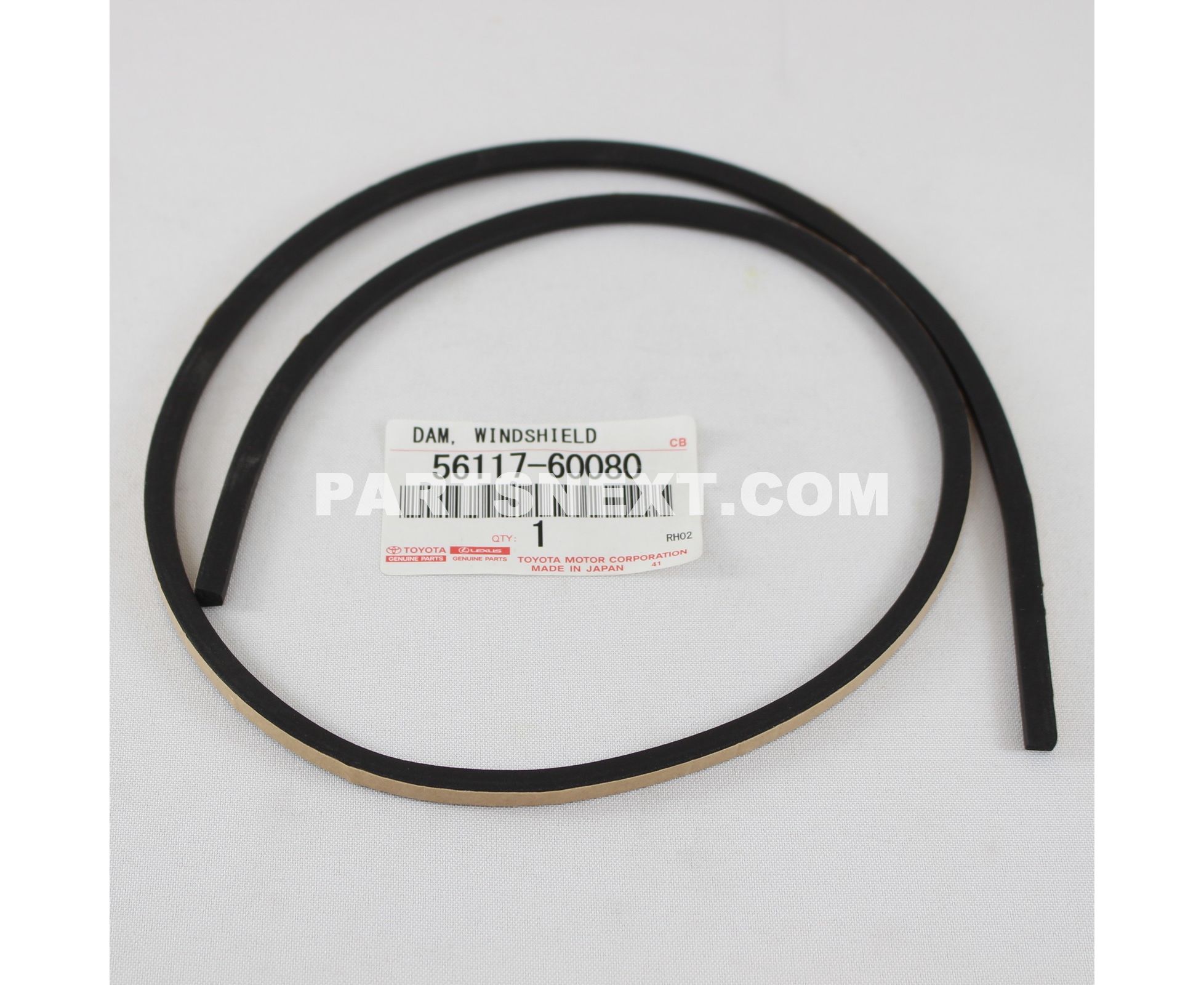 Toyota :: 56117-60080 DAM, WINDOW GLASS ADHESIVE