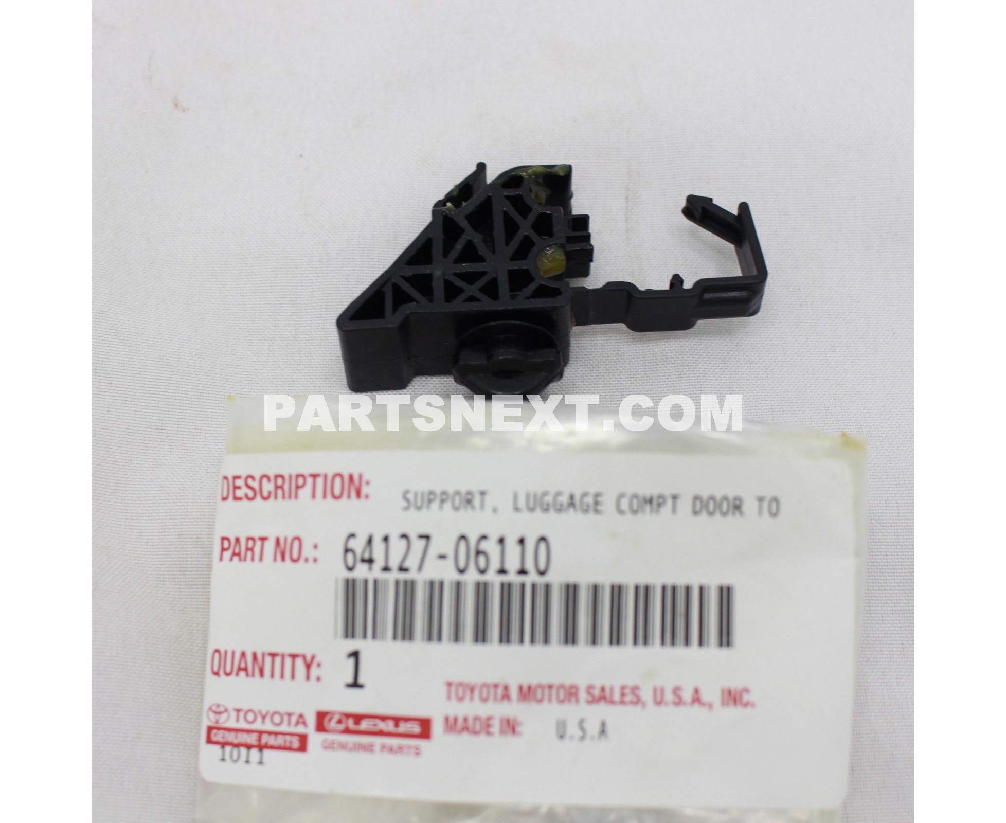 Toyota :: 64127-06110 SUPPORT, LUGGAGE COMPARTMENT DOOR TORSION BAR