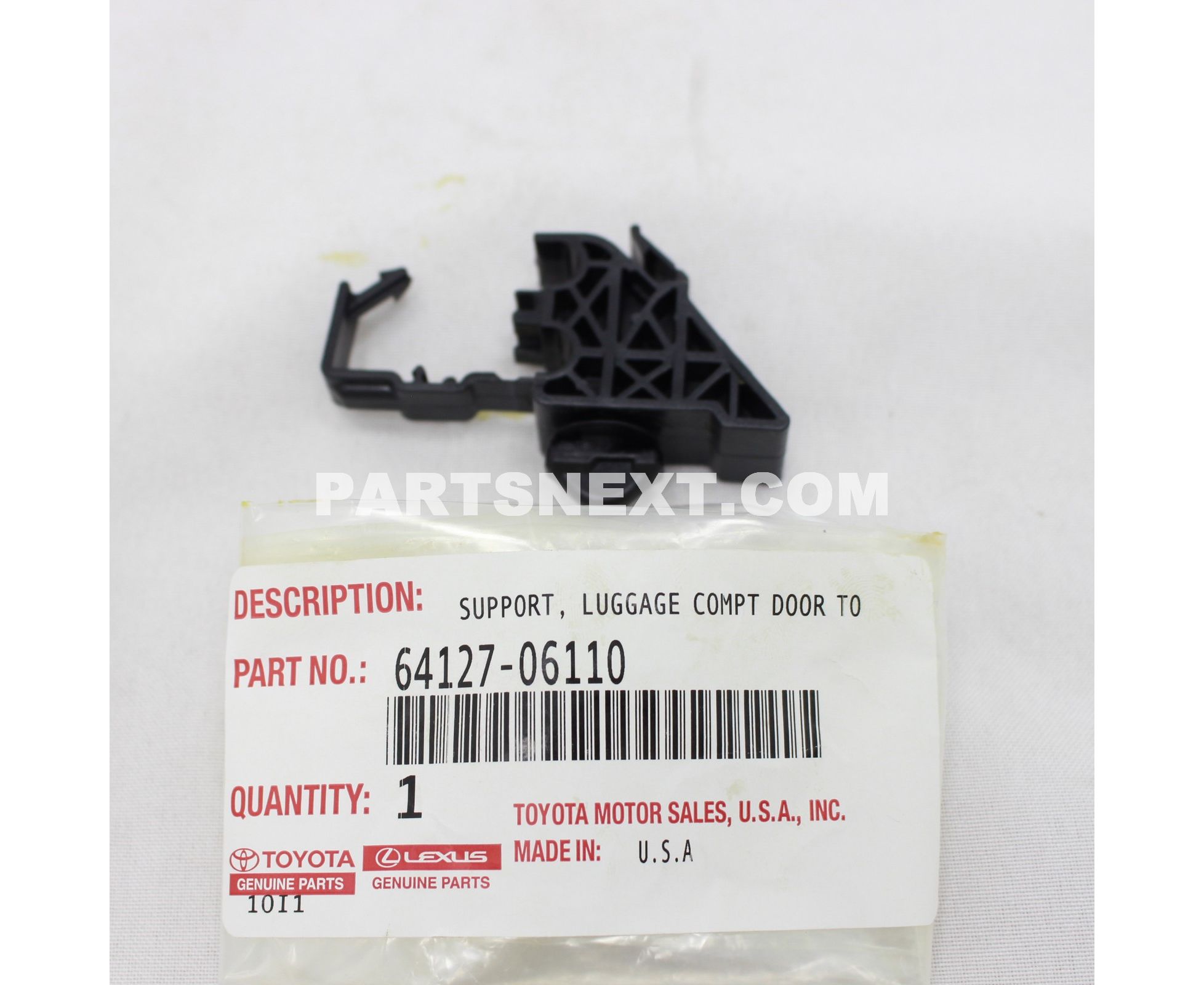 Toyota :: 64127-06110 SUPPORT, LUGGAGE COMPARTMENT DOOR TORSION BAR