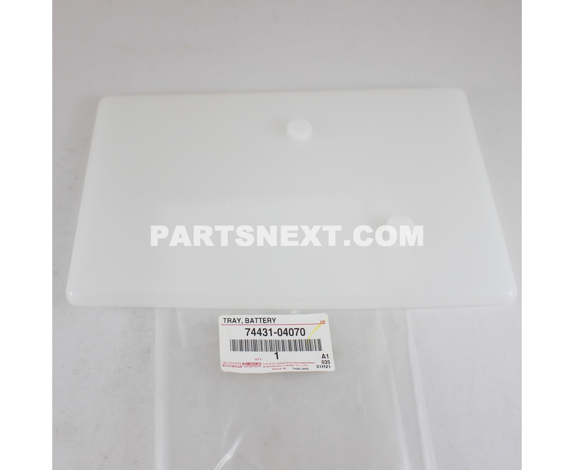 Toyota :: 74431-04070 TRAY, BATTERY