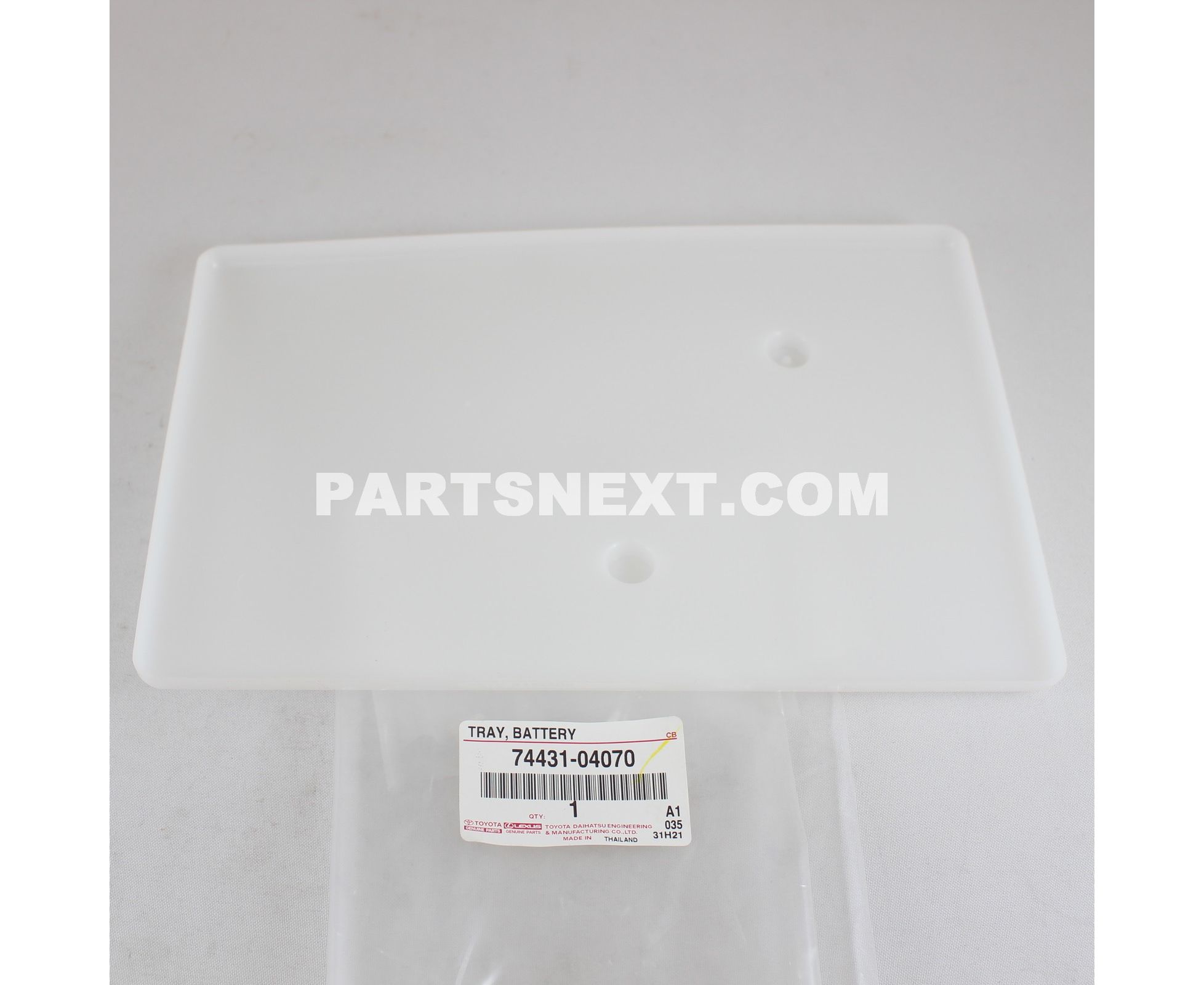 Toyota :: 74431-04070 TRAY, BATTERY