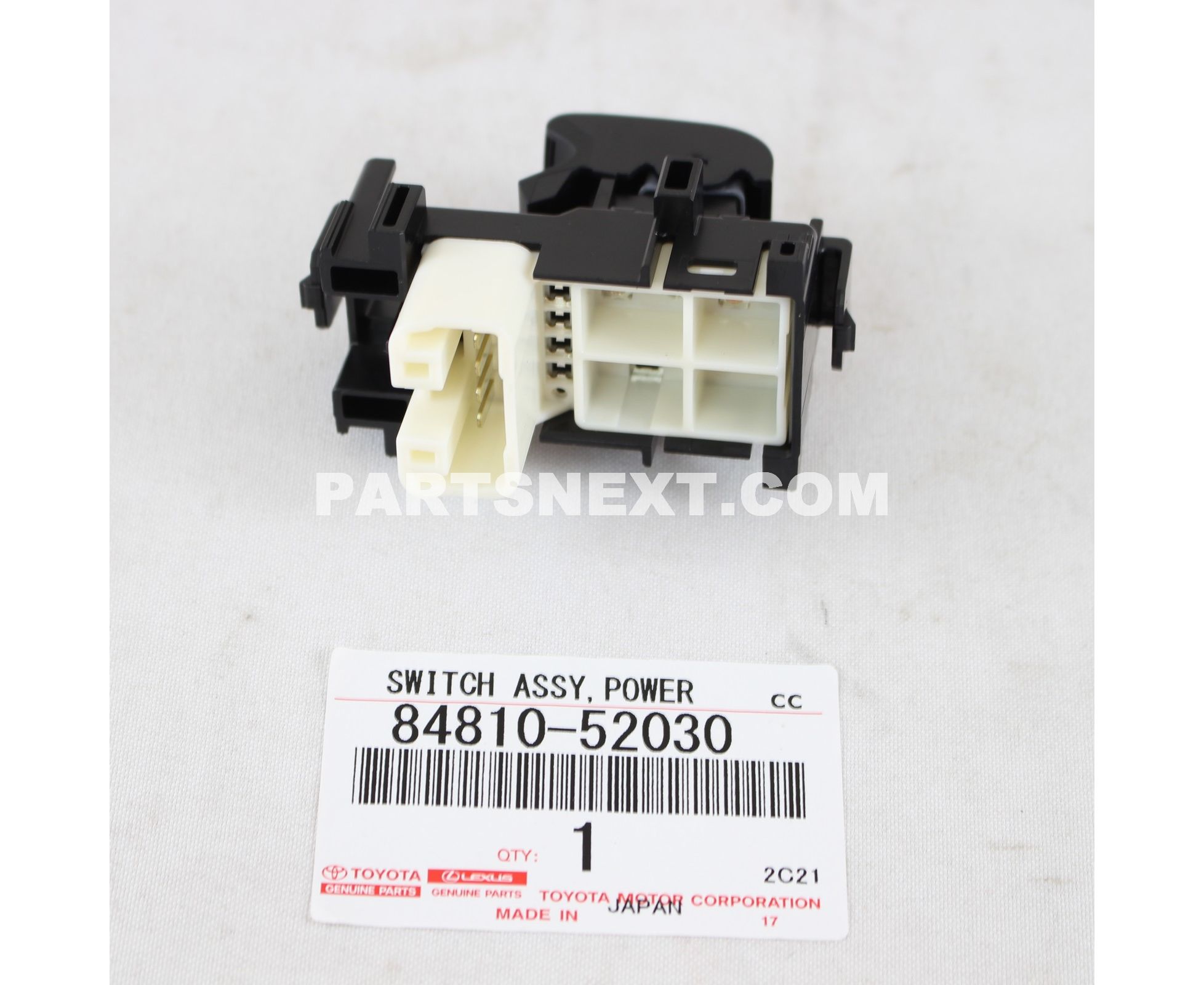 Toyota :: 84810-52030 SWITCH ASSY, POWER WINDOW REGULATOR