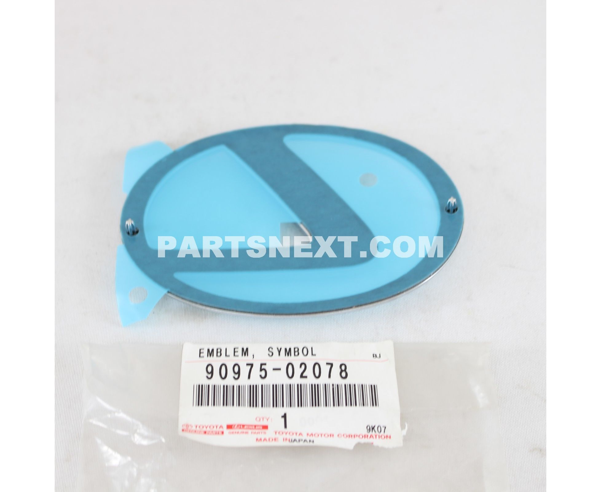 Toyota :: 90975-02078 EMBLEM, SYMBOL