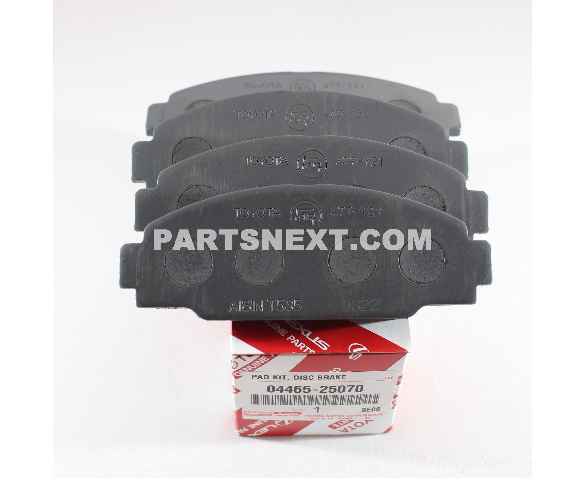 Toyota :: 04465-25070 PAD KIT, DISC BRAKE
