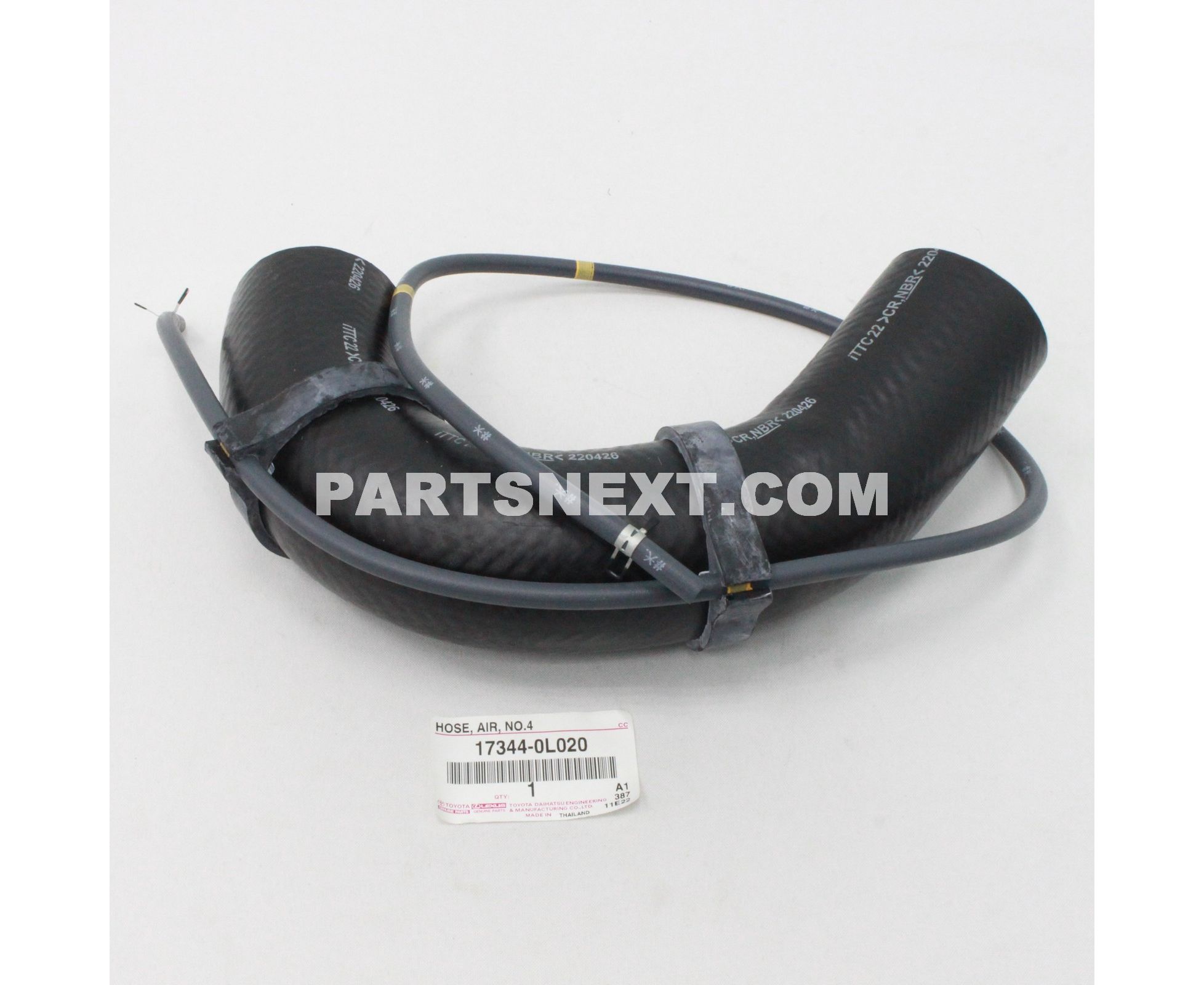 Toyota :: 17344-0L020 HOSE, AIR, NO.4