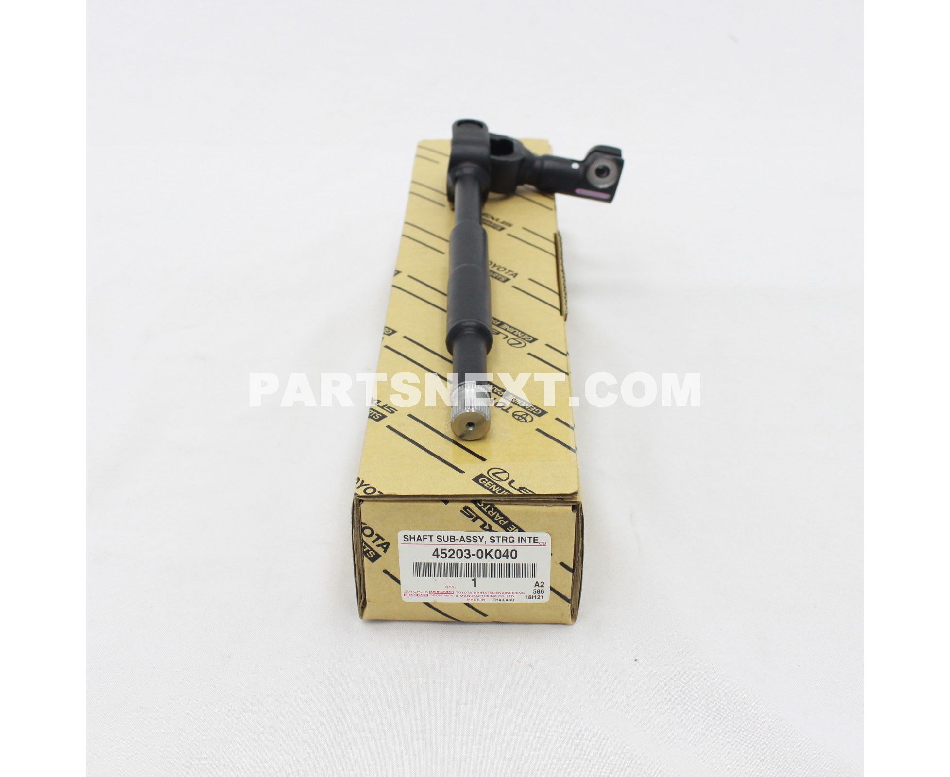 Toyota :: 45203-0K040 SHAFT SUB-ASSY, STEERING INTERMEDIATE, NO.2