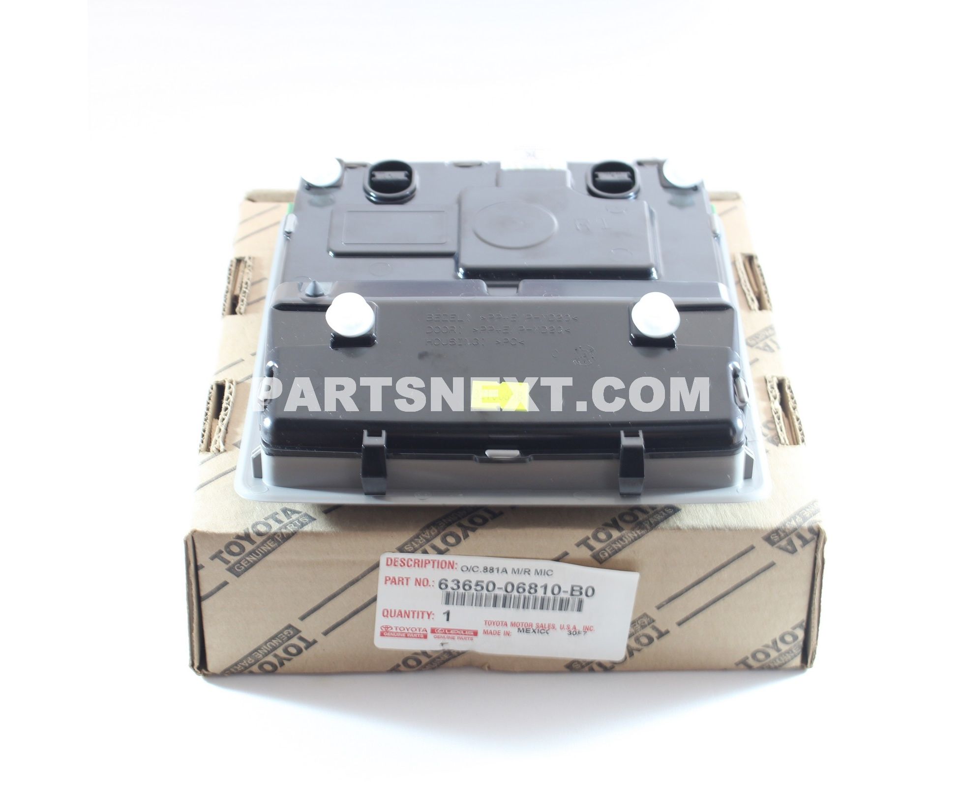 Toyota :: 63650-06810-B0 BOX ASSY, ROOF CONSOLE