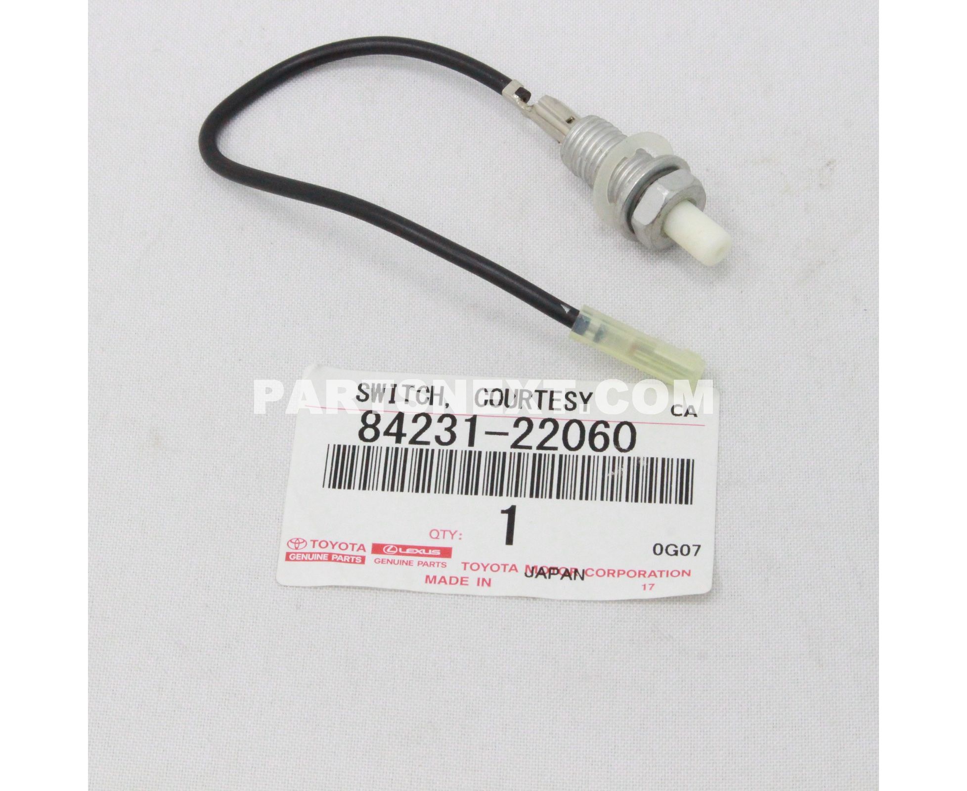 Toyota :: 84231-22060 SWITCH ASSY, COURTESY LAMP (FOR FRONT DOOR)
