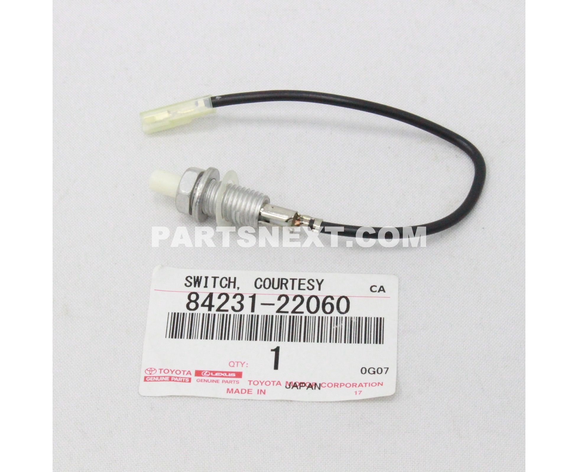 Toyota :: 84231-22060 SWITCH ASSY, COURTESY LAMP (FOR FRONT DOOR)