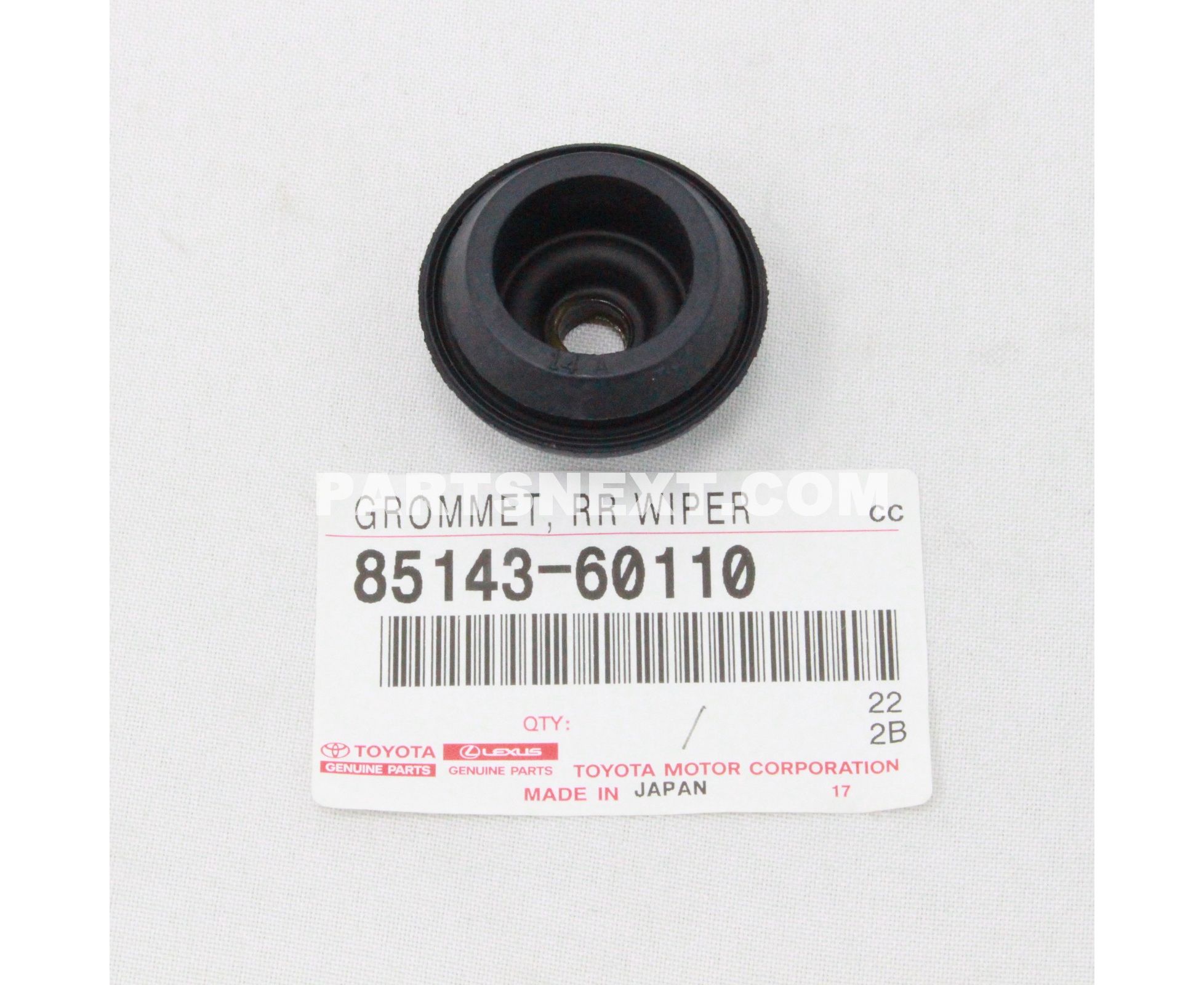 Toyota :: 85143-60110 GROMMET, REAR WIPER MOTOR