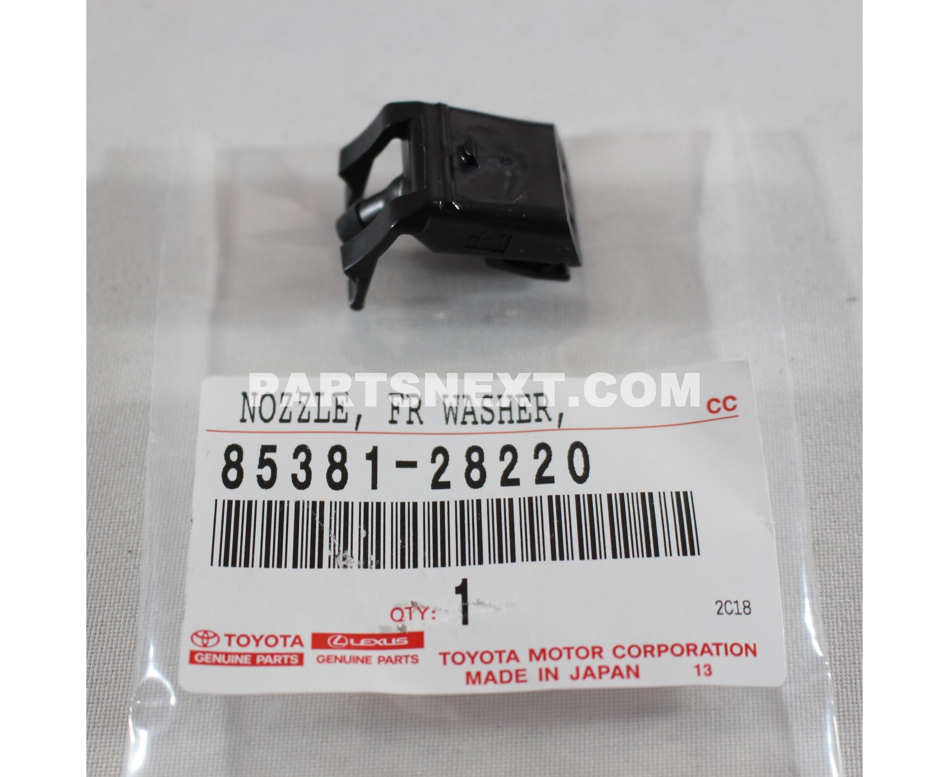 Toyota :: 85381-28220 NOZZLE SUB-ASSY, WASHER