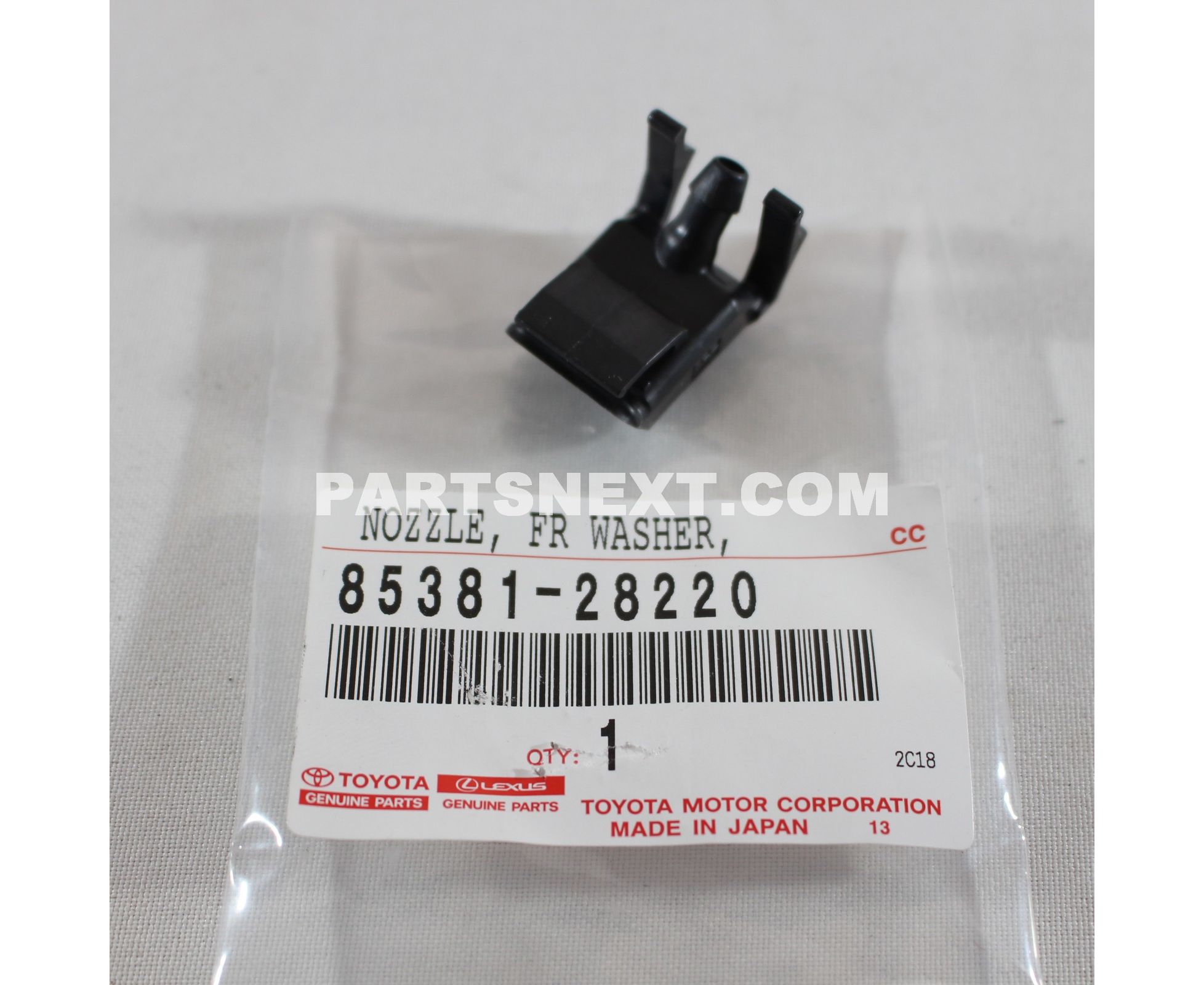 Toyota :: 85381-28220 NOZZLE SUB-ASSY, WASHER