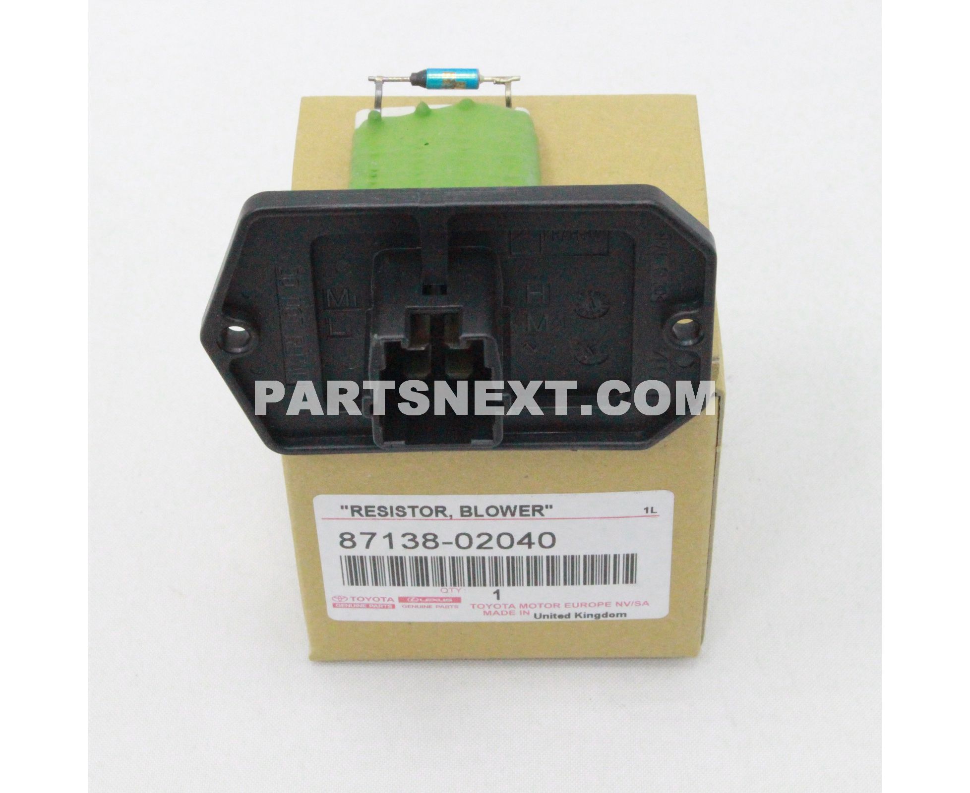 Toyota :: 87138-02040 RESISTOR, BLOWER