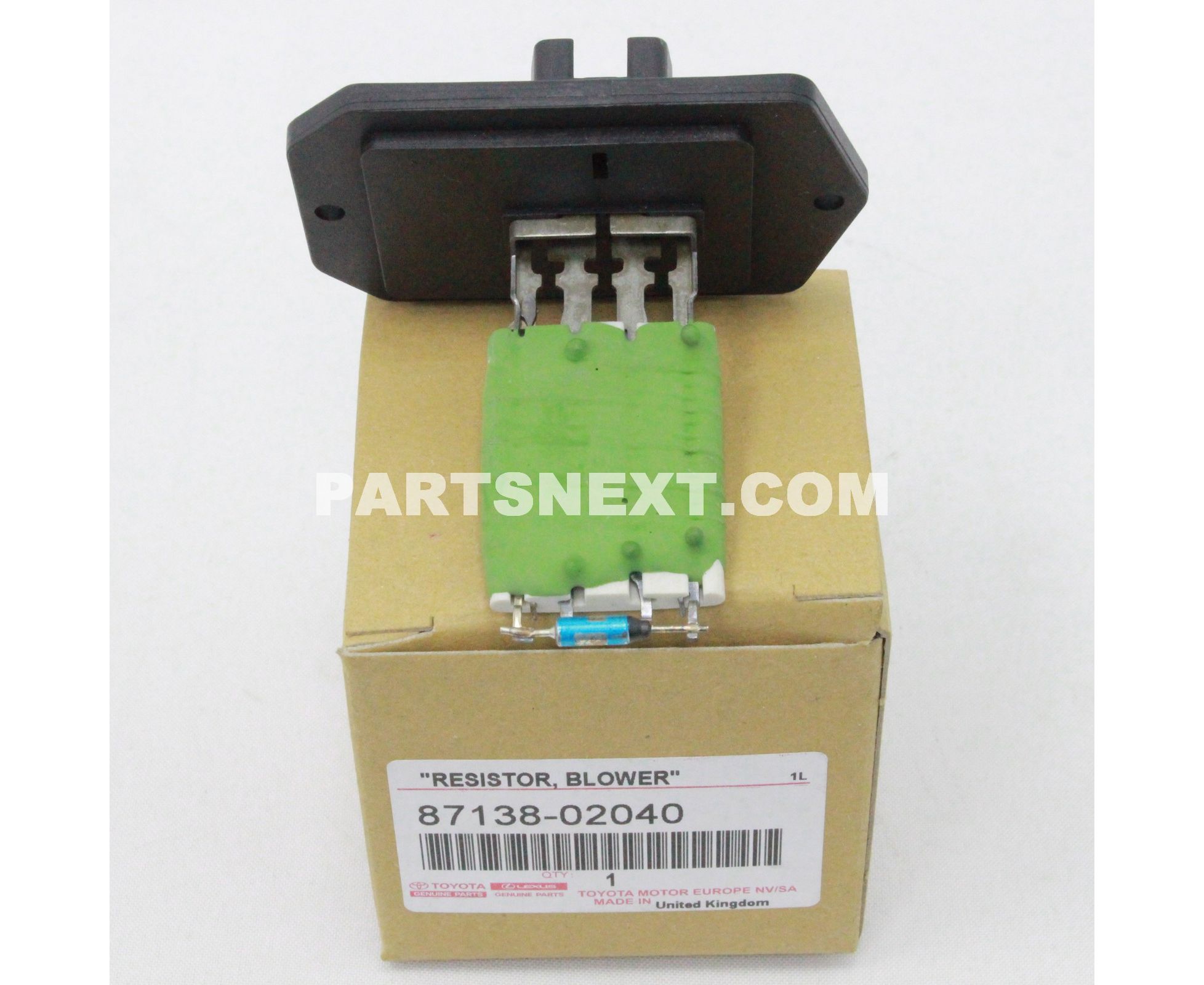 Toyota :: 87138-02040 RESISTOR, BLOWER