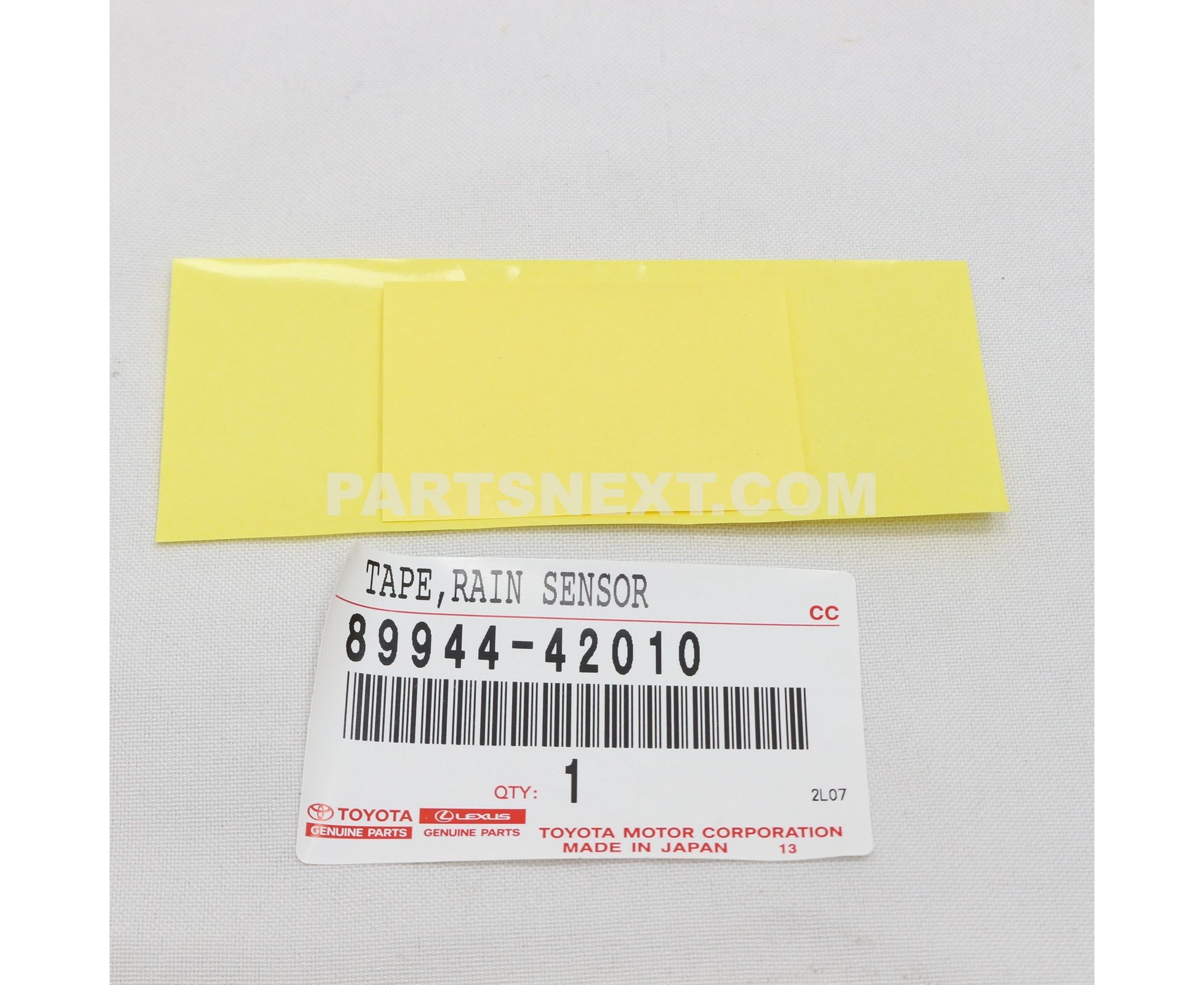 Toyota :: 89944-42010 TAPE, RAIN SENSOR