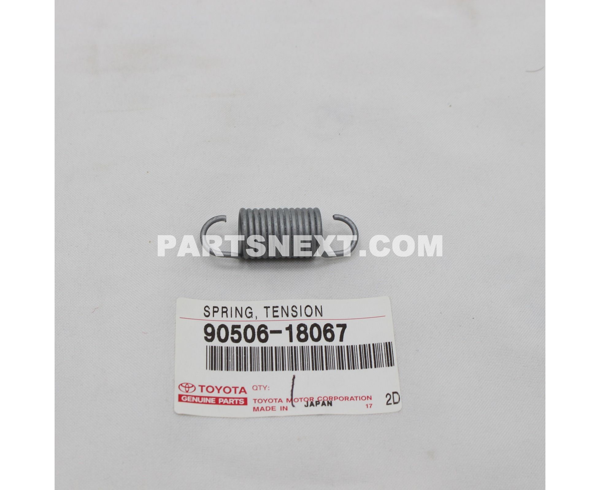 Toyota :: 90506-18067 SPRING, TENSION(FOR HOOD LOCK)