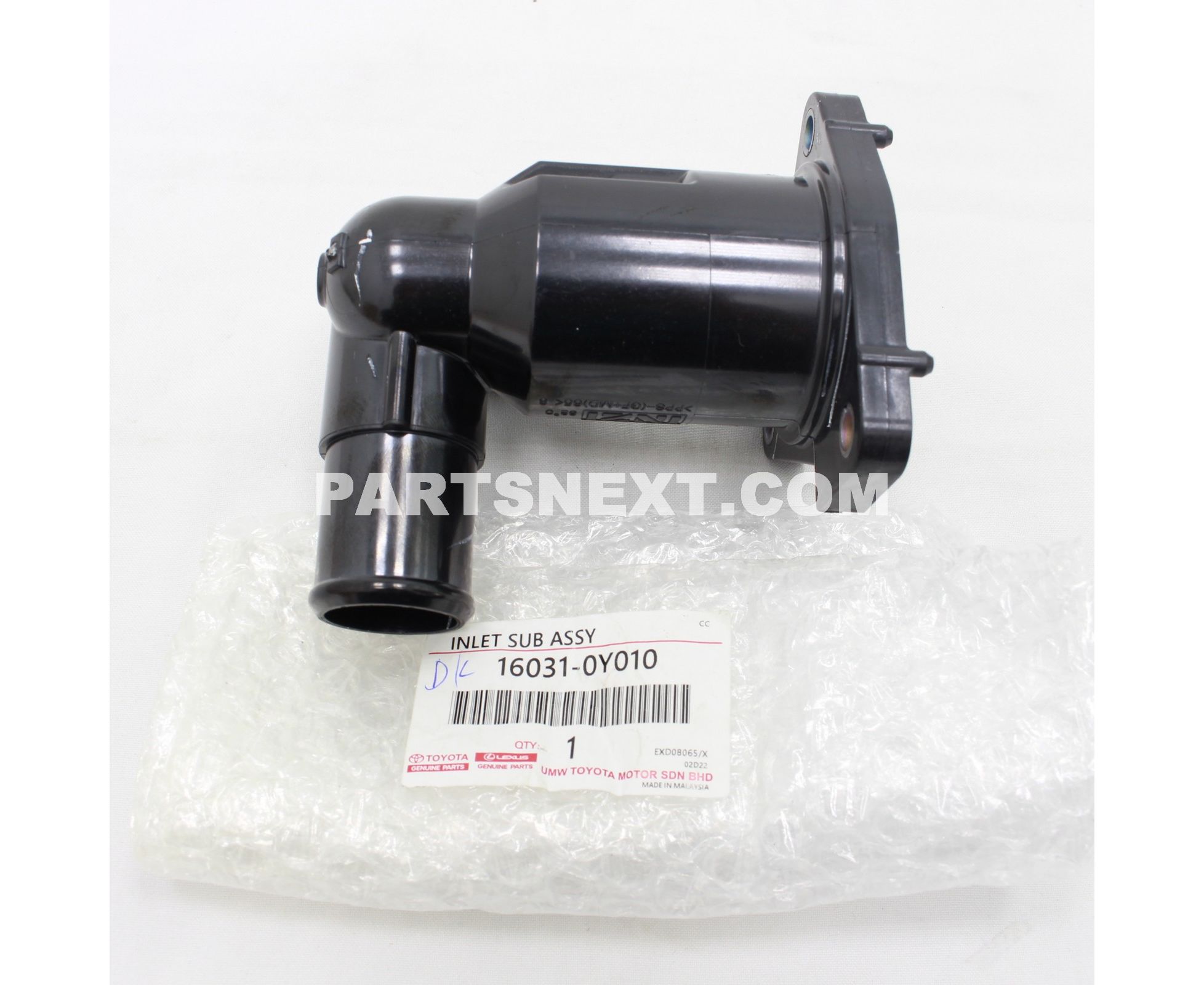 Toyota :: 16031-0Y010 INLET SUB-ASSY WATE