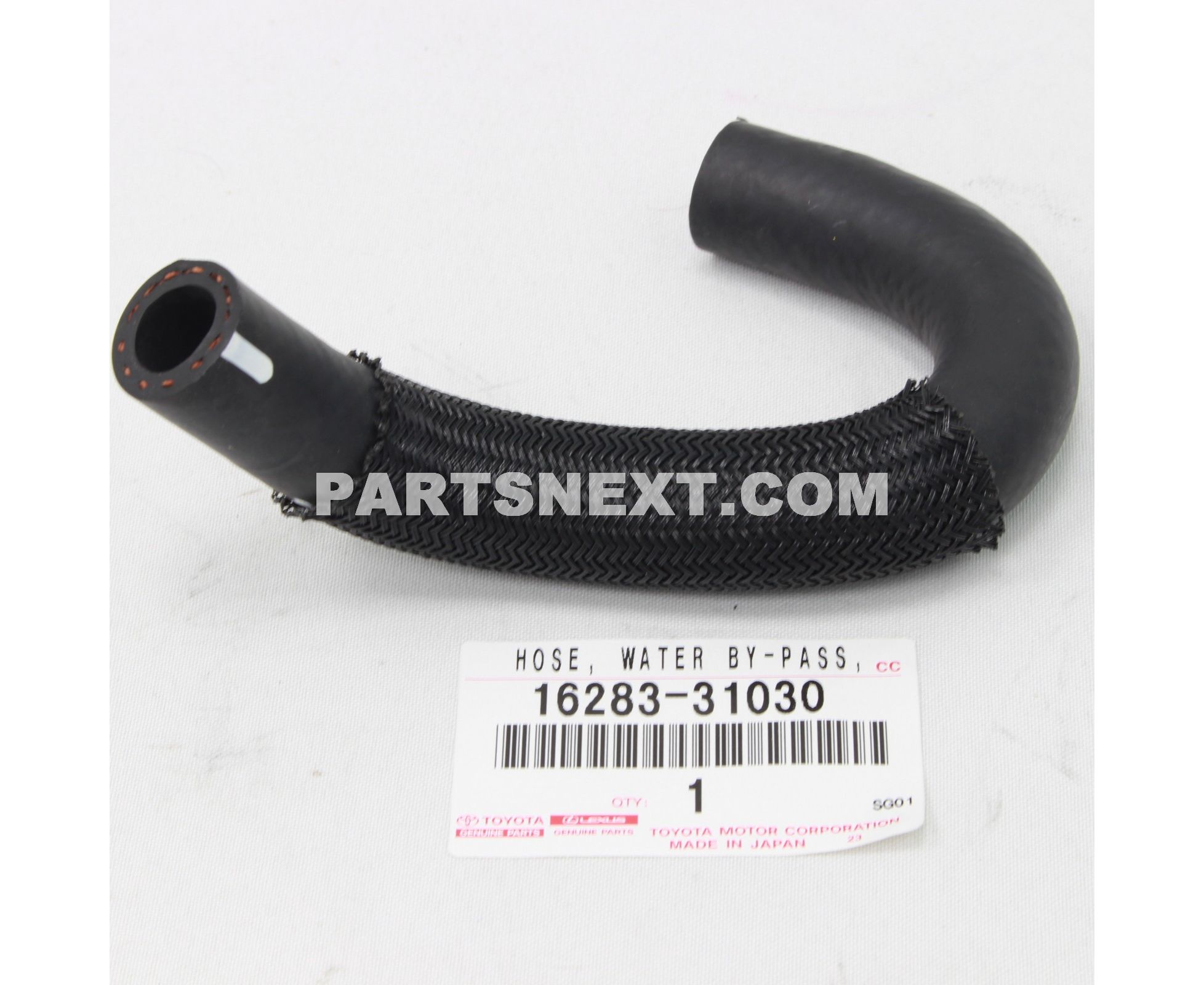 Toyota :: 16283-31030 HOSE, WATER BY-PASS, NO.6