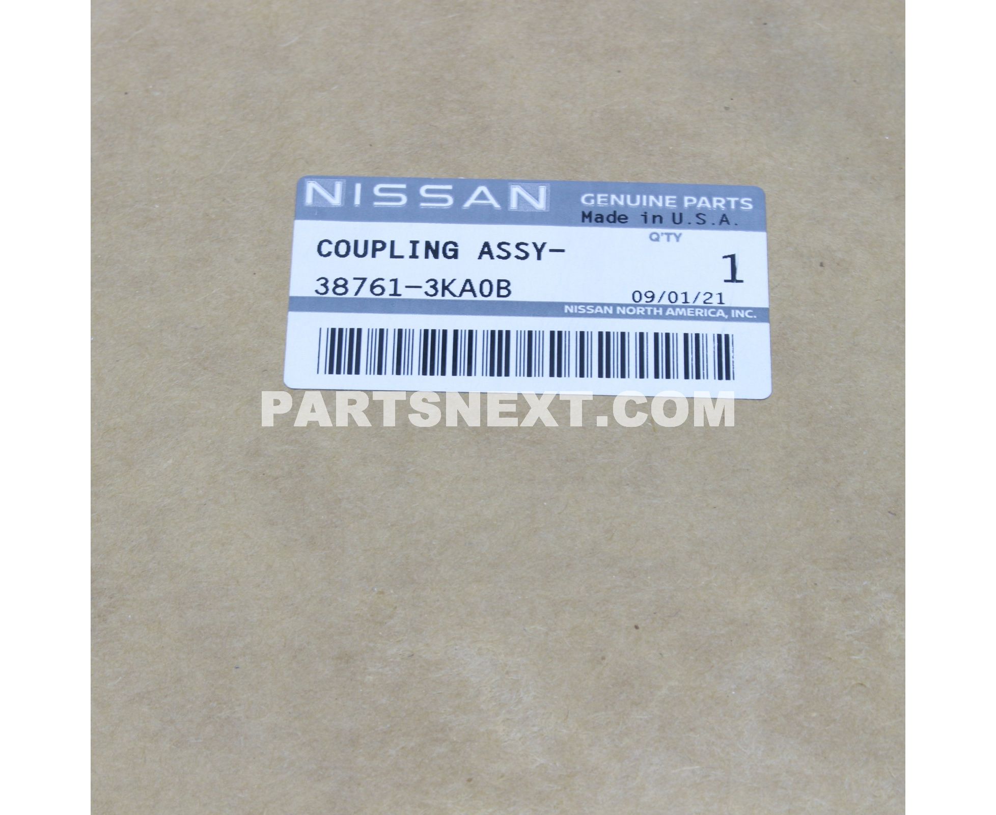 Nissan :: 38761-3KA0B COUPLING ASSY - ELECTRIC