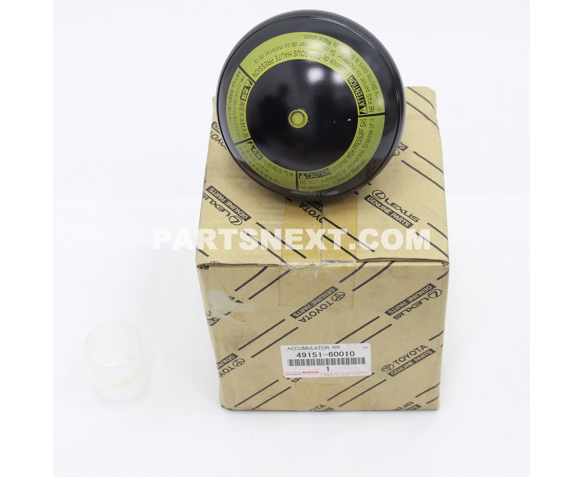 Toyota :: 49151-60010 ACCUMULATOR, REAR SUSPENSION CONTROL