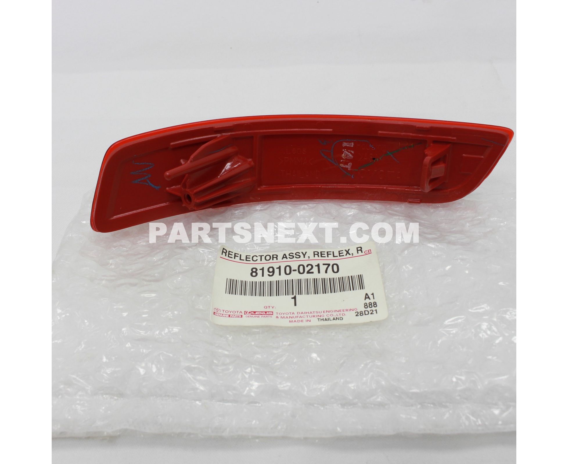 Toyota :: 81910-02170 REFLECTOR ASSY, REFLEX, RH