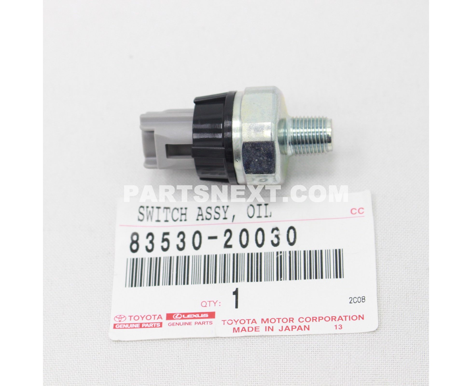 Toyota :: 83530-20030 SWITCH ASSY, OIL PRESSURE
