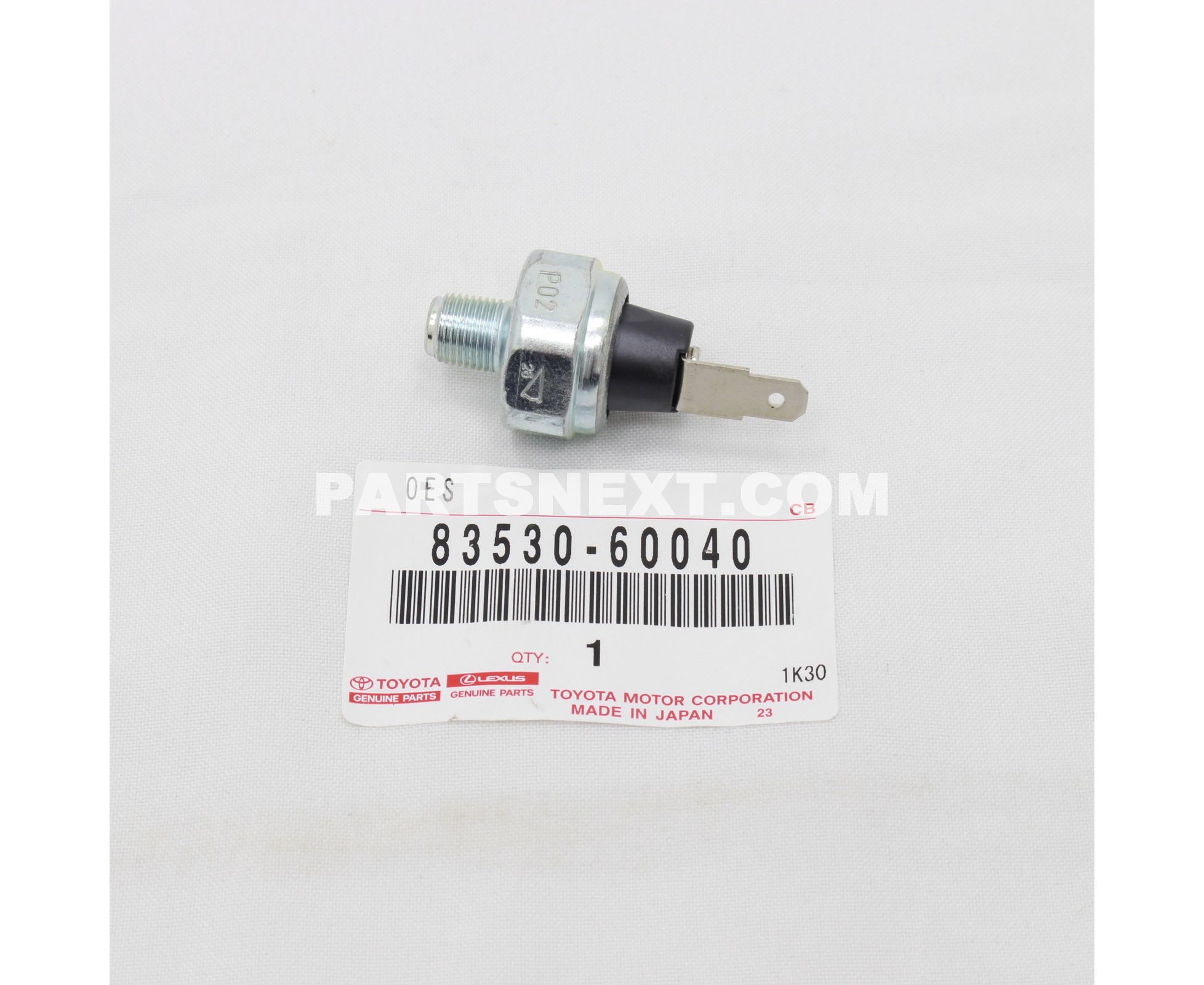 Toyota :: 83530-60040 SWITCH ASSY, OIL PRESSURE (FOR ENGINE)