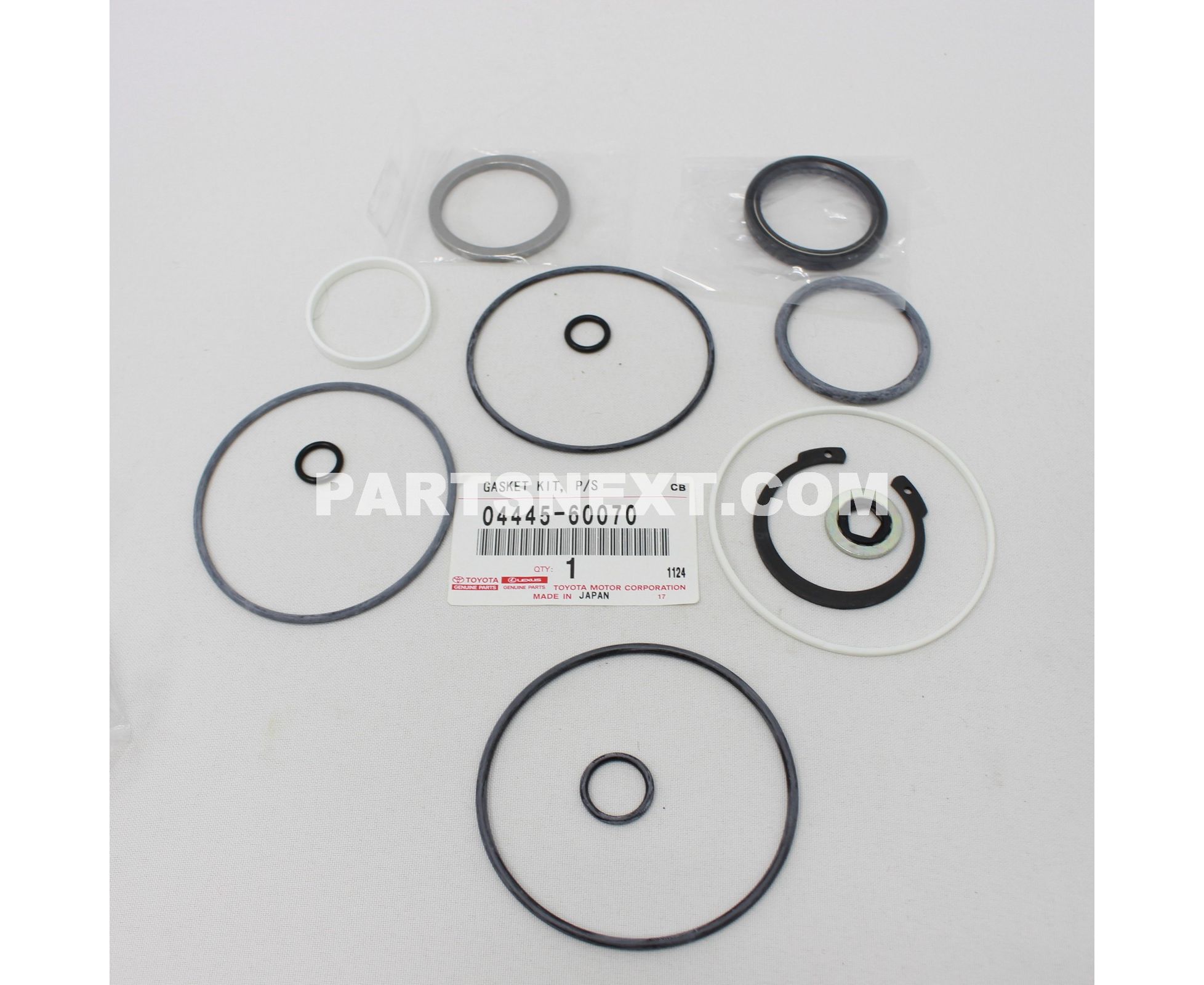 Toyota :: 04445-60070 GASKET KIT, POWER STEERING GEAR(FOR RECIRCULATING ...