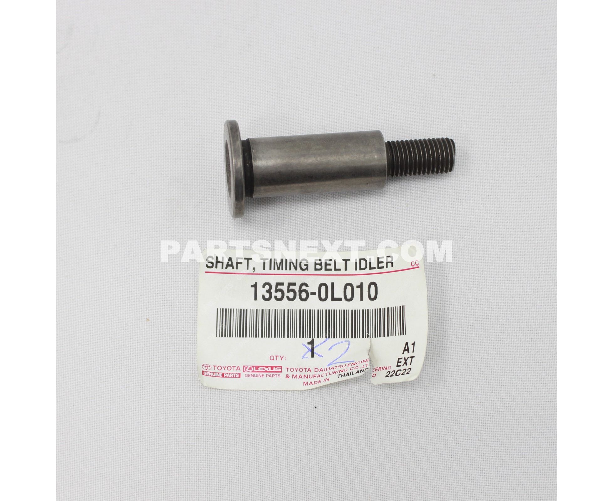 Toyota :: 13556-0L010 SHAFT, TIMING BELT IDLER