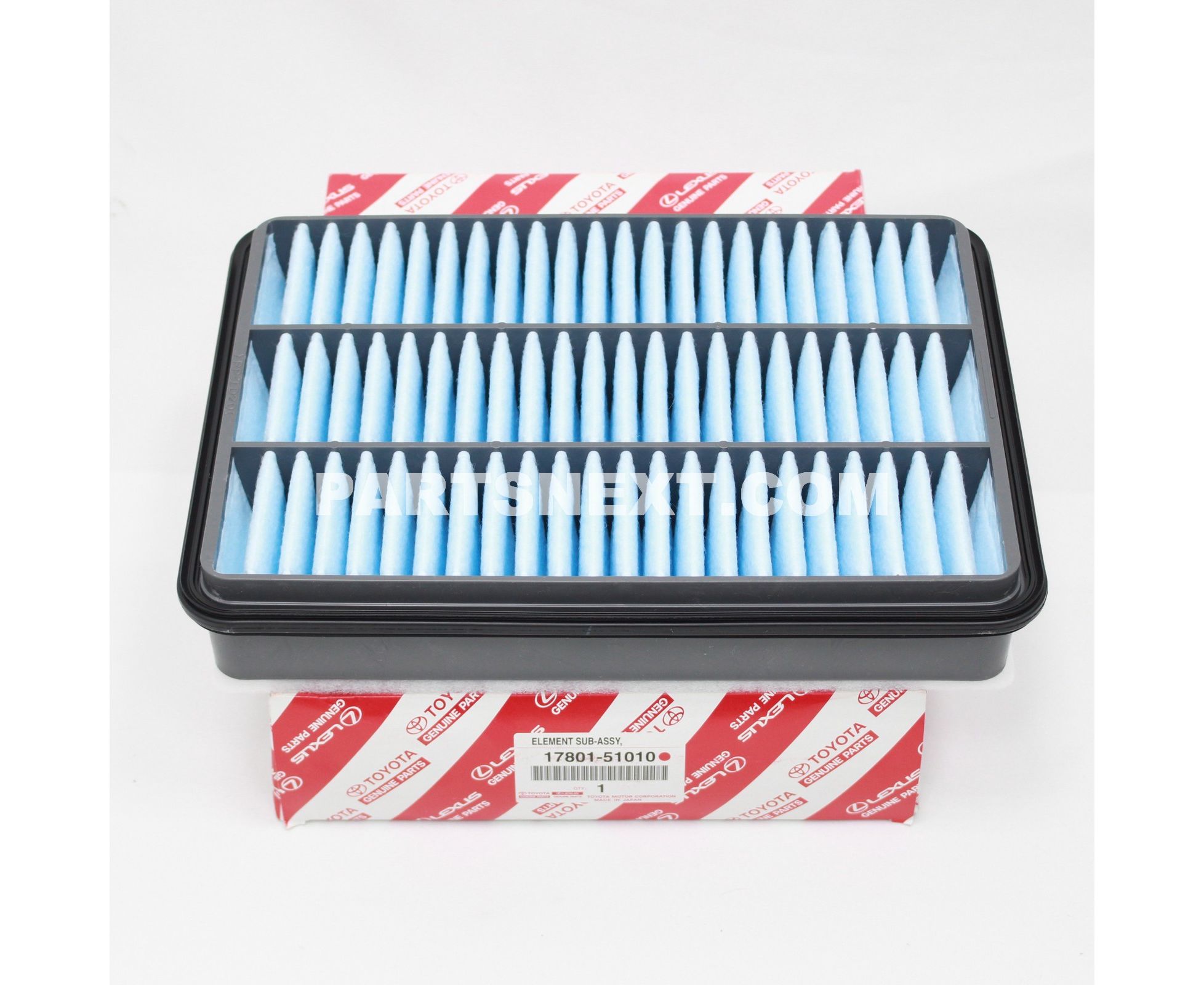 Toyota :: 17801-51010 ELEMENT SUB-ASSY, AIR CLEANER FILTER