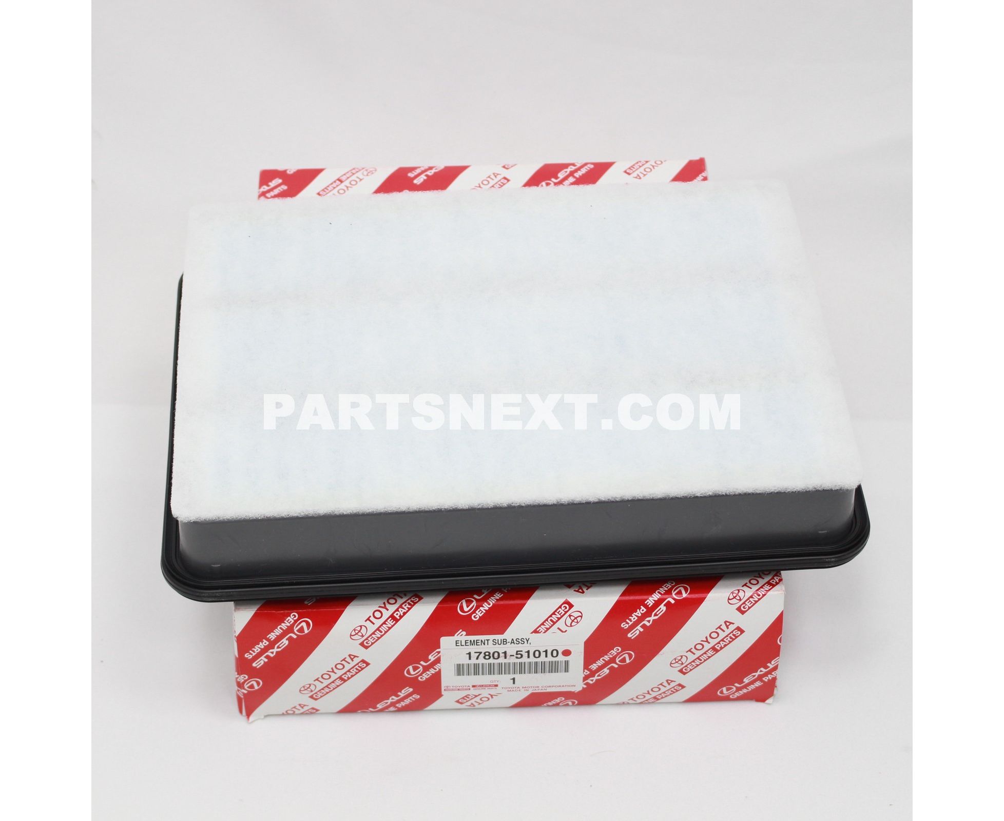 Toyota :: 17801-51010 ELEMENT SUB-ASSY, AIR CLEANER FILTER