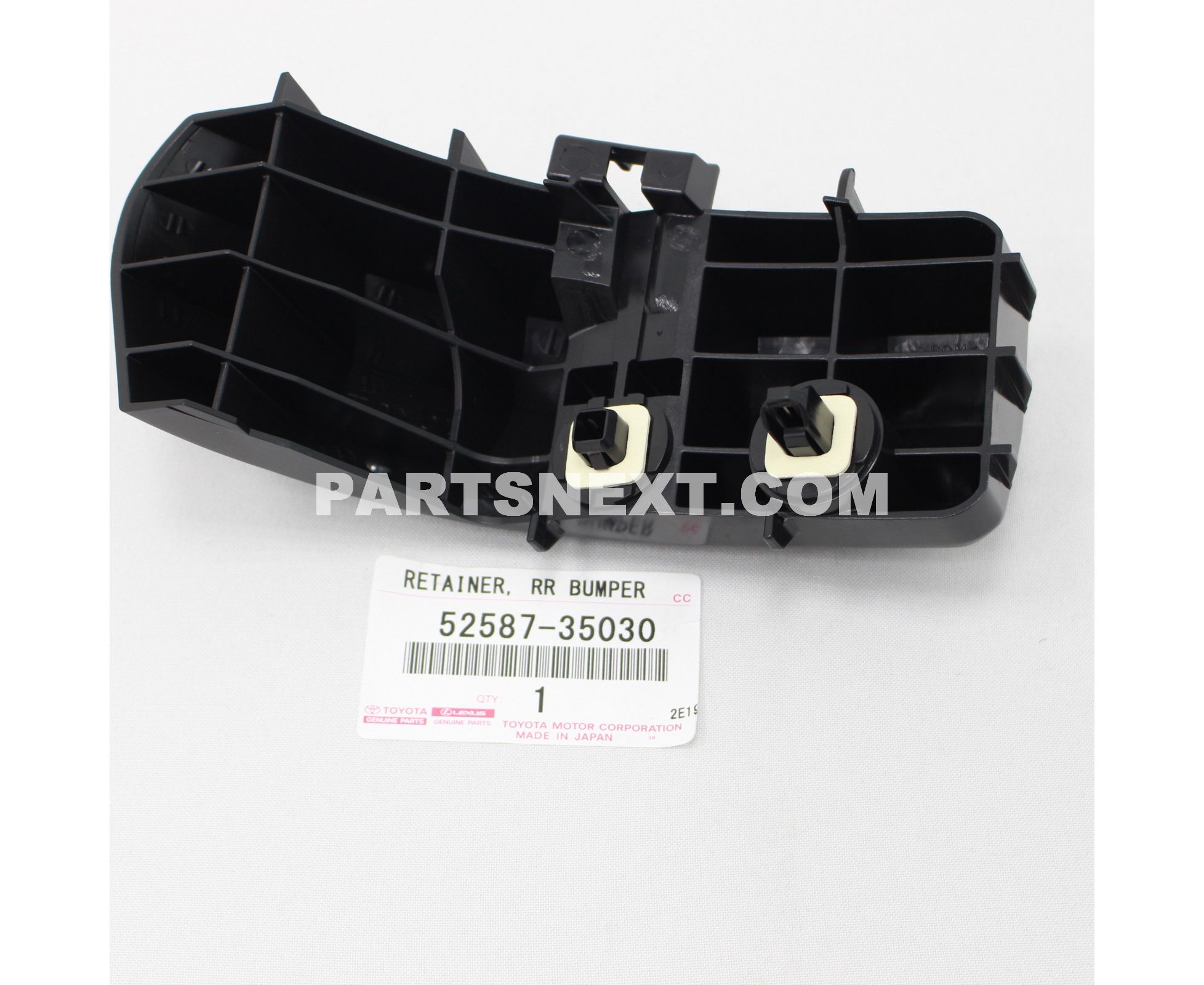 Toyota :: 52587-35030 RETAINER, REAR BUMPER END, RH