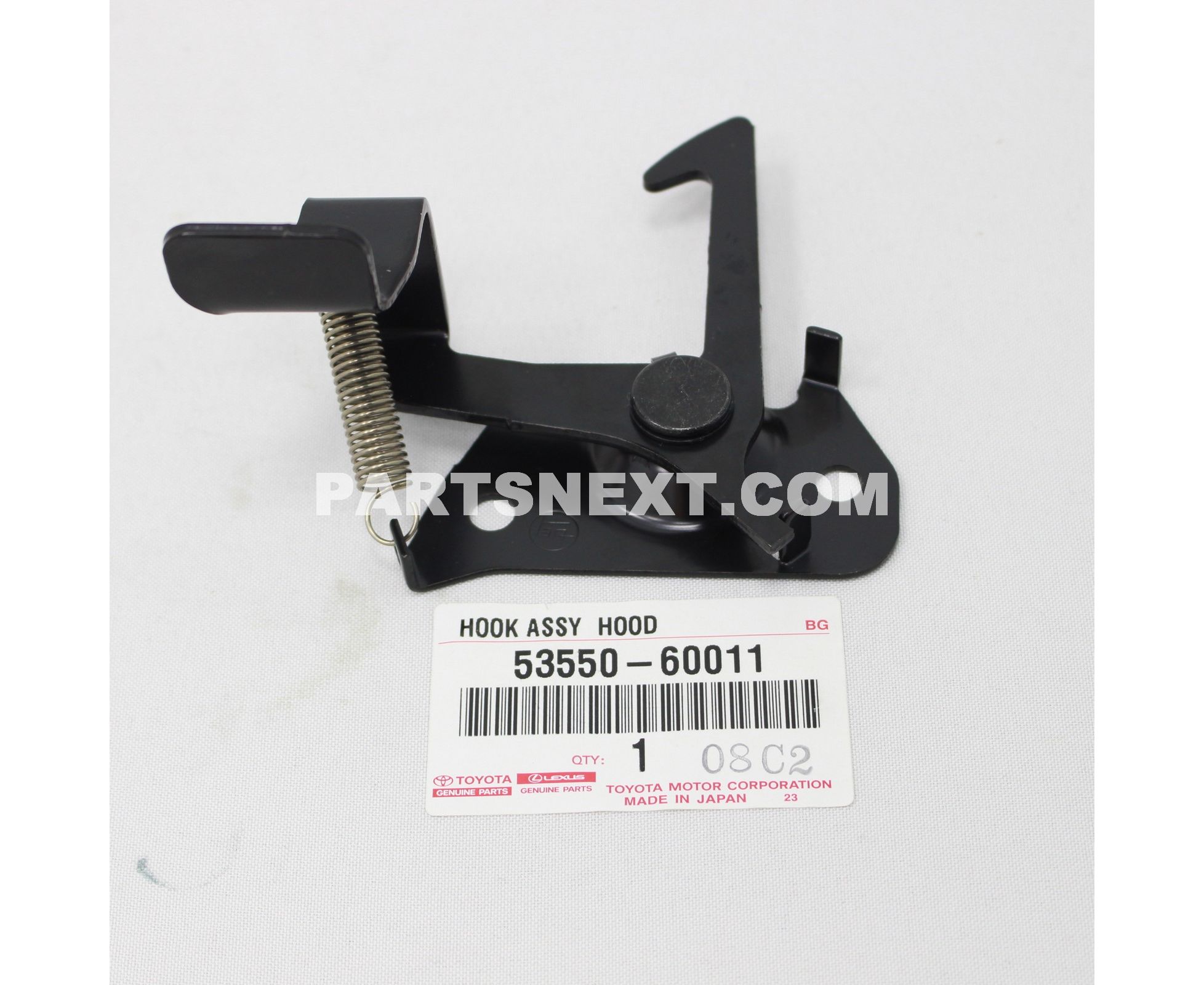 Toyota :: 53550-60011 HOOK ASSY, HOOD AUXILIARY CATCH