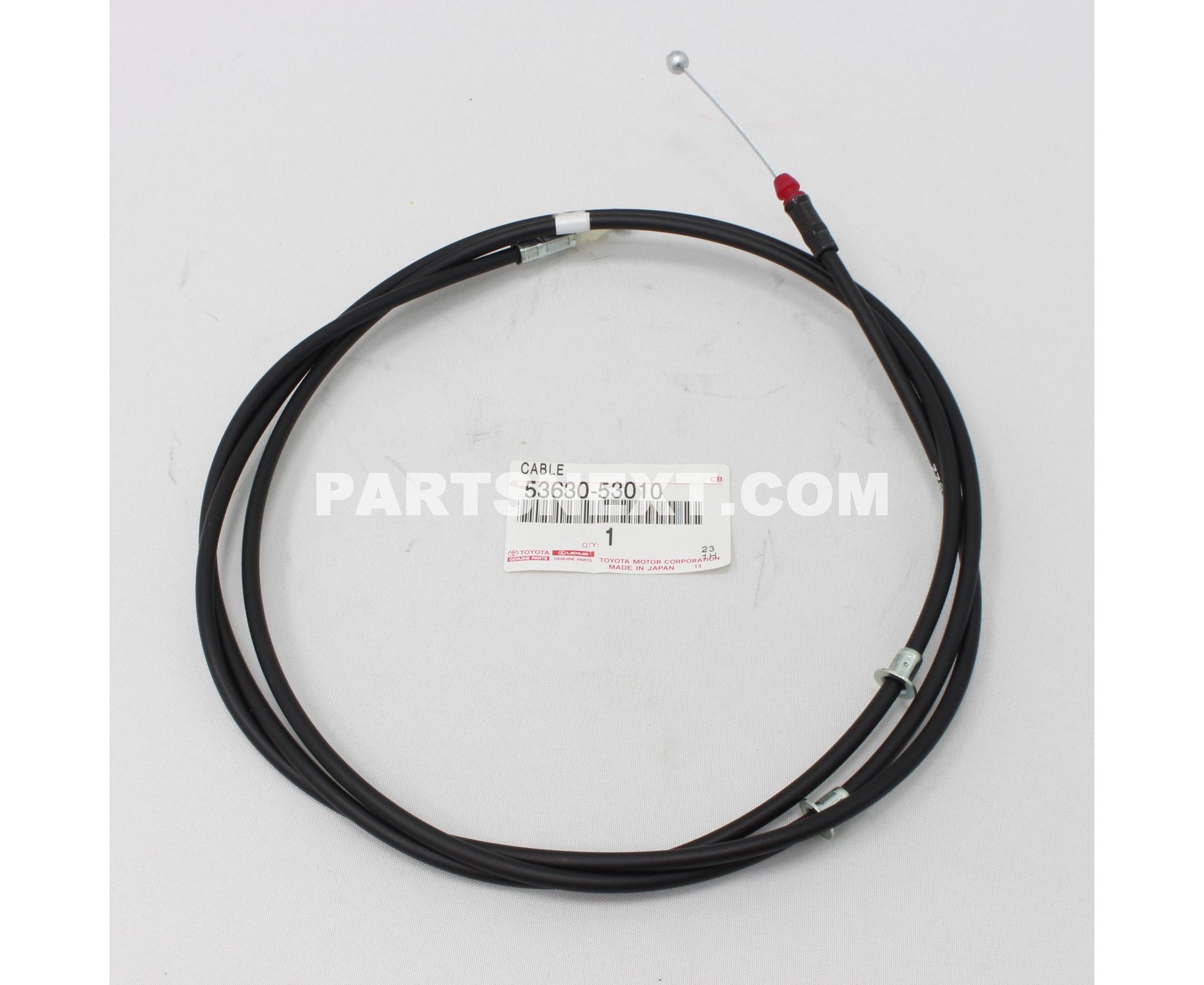 Toyota :: 53630-53010 CABLE ASSY, HOOD LOCK CONTROL