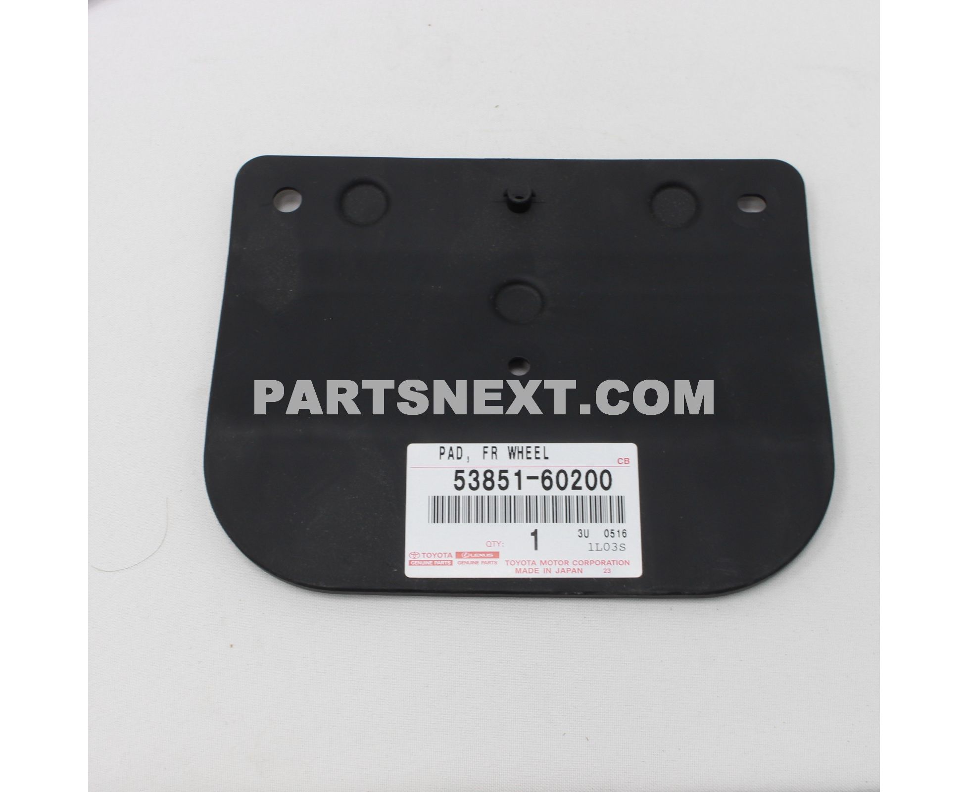 Toyota :: 53851-60200 PAD, FRONT WHEEL OPENING EXTENSION, NO.1