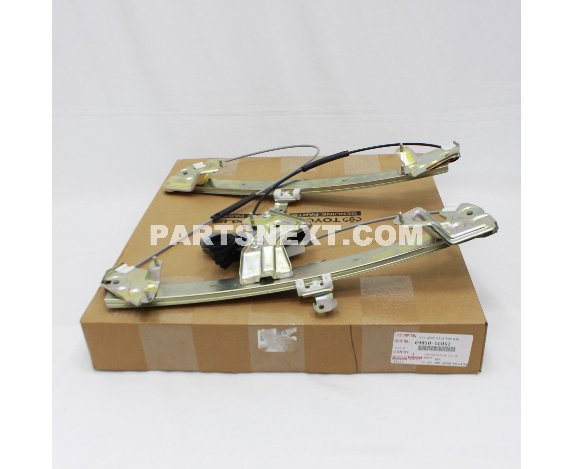 Toyota :: 69850-0C062 REGULATOR ASSY, BACK DOOR POWER WINDOW