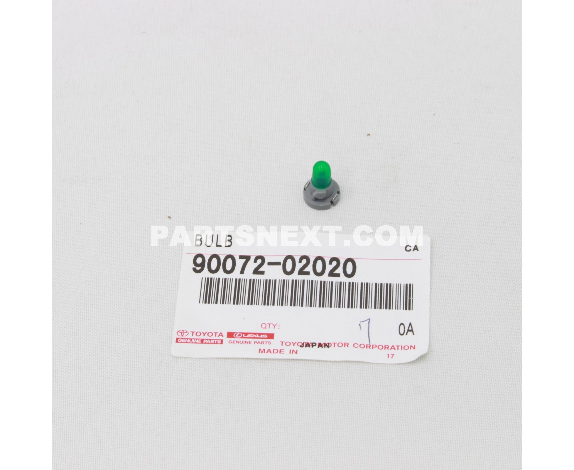 Toyota :: 90072-02020 BULB, ACCESSORY METER
