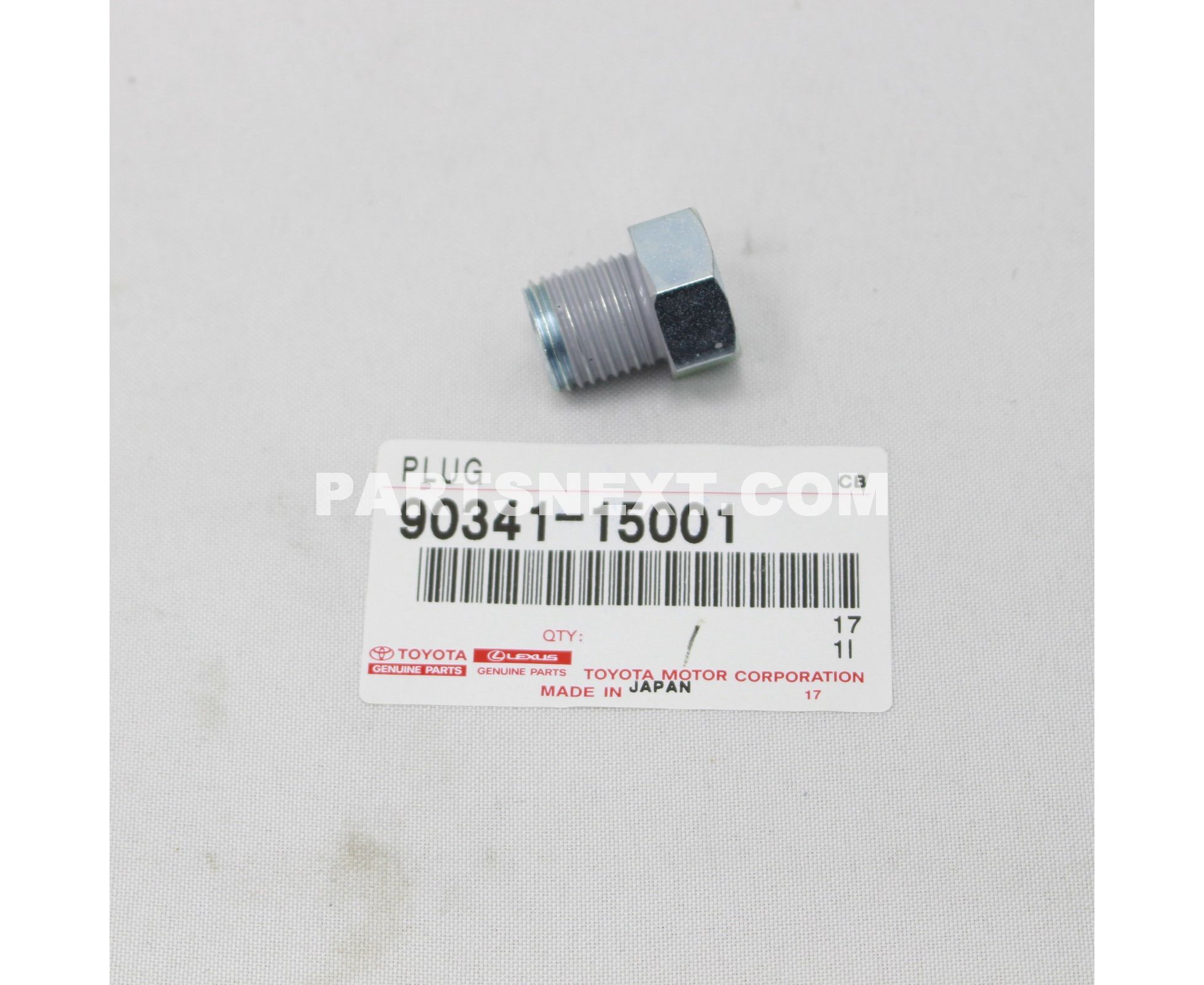 Toyota :: 90341-15001 PLUG, SHIFT DETENT BALL SPRING