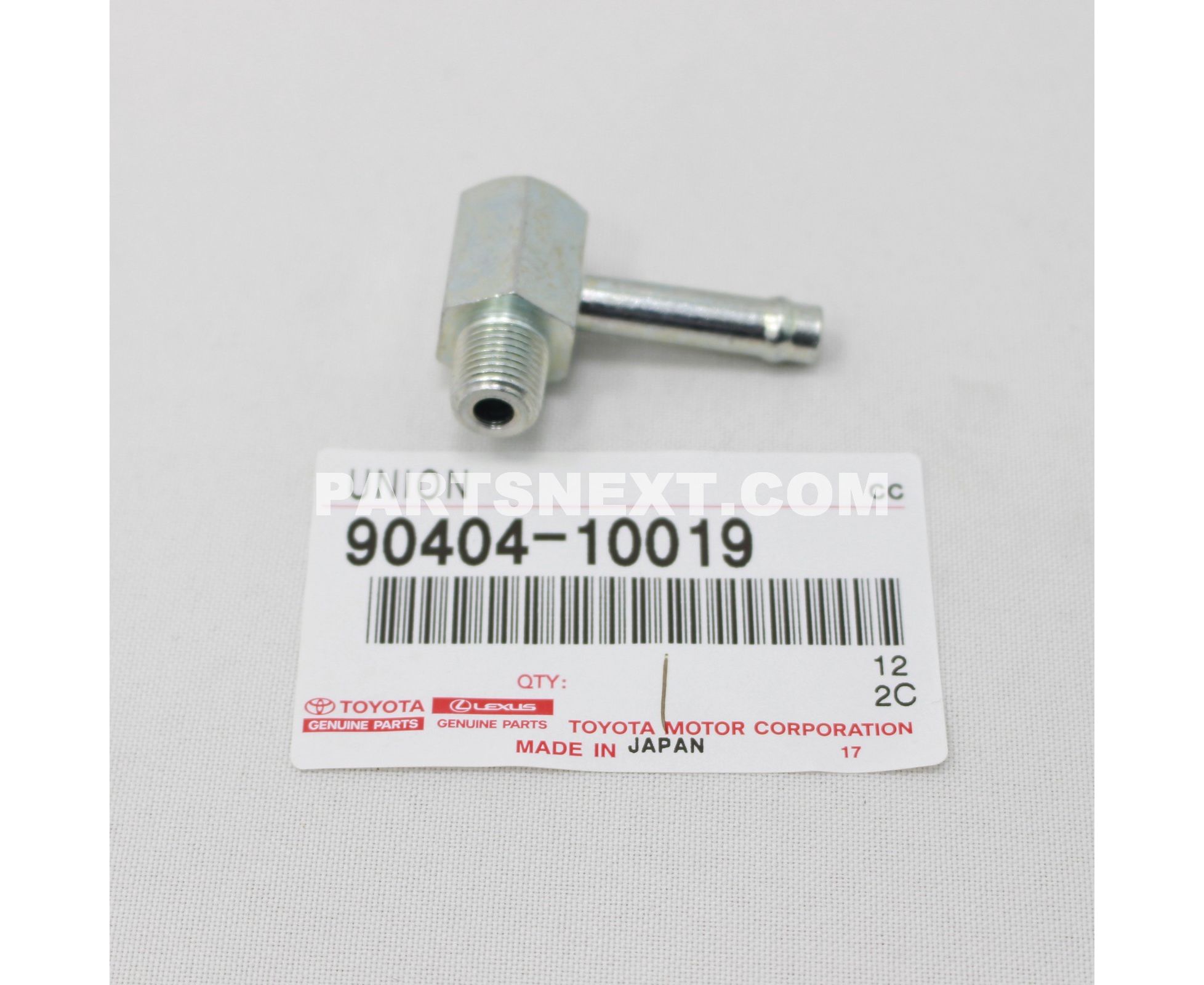 Toyota :: 90404-10019 UNION (FOR FRONT AXLE BREATHER HOSE)