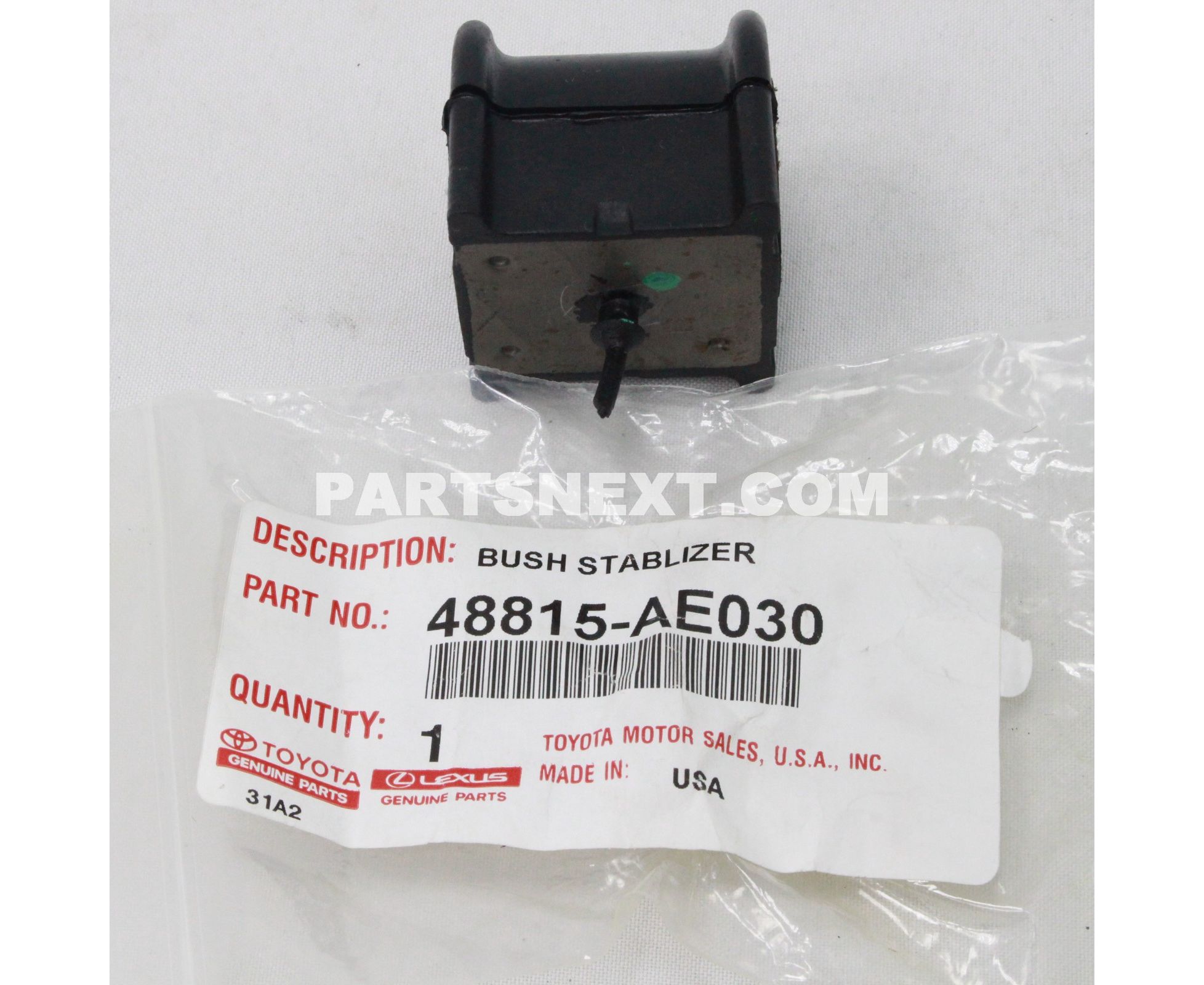 Toyota :: 48815-AE030 BUSH, FRONT STABILIZER BAR, NO.1