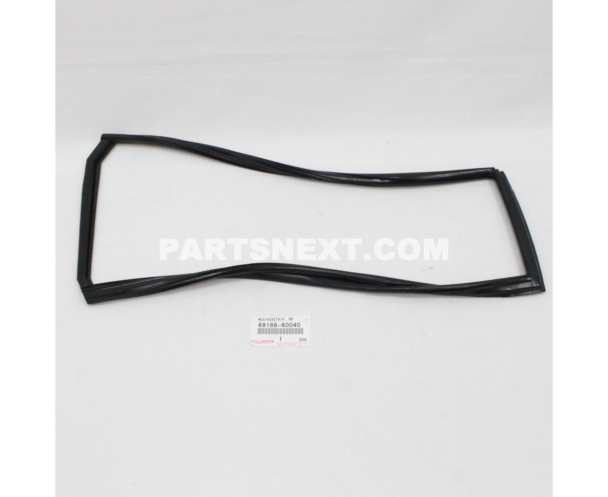 Toyota :: 68188-60040 WEATHERSTRIP, REAR DOOR QUARTER WINDOW, RH