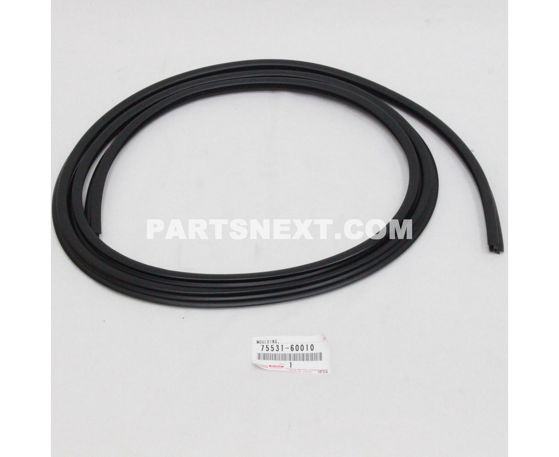 Toyota :: 75531-60010 MOULDING, WINDSHIELD, OUTER UPPER