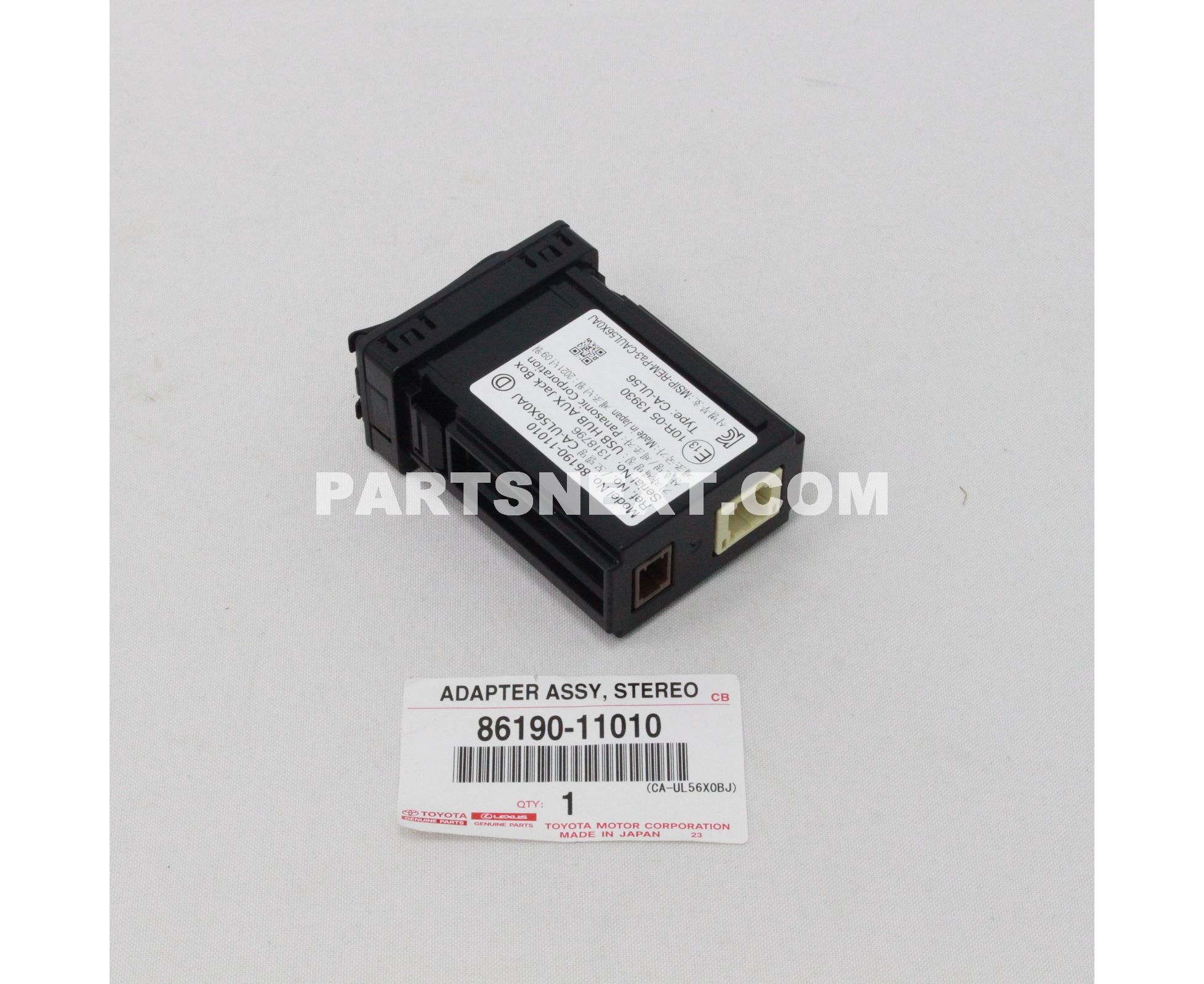 Toyota :: 86190-11010 ADAPTER ASSY, STEREO