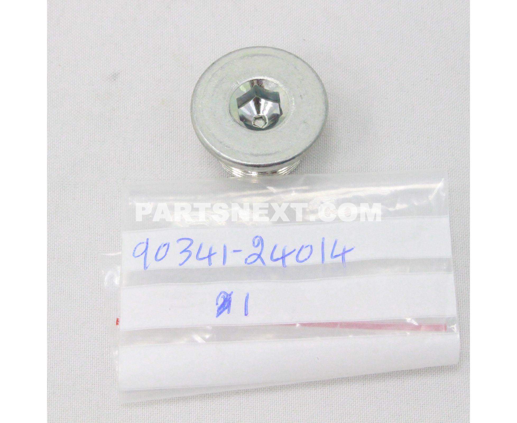 Toyota :: 90341-24014 PLUG (FOR FRONT DIFFERENTIAL DRAIN)