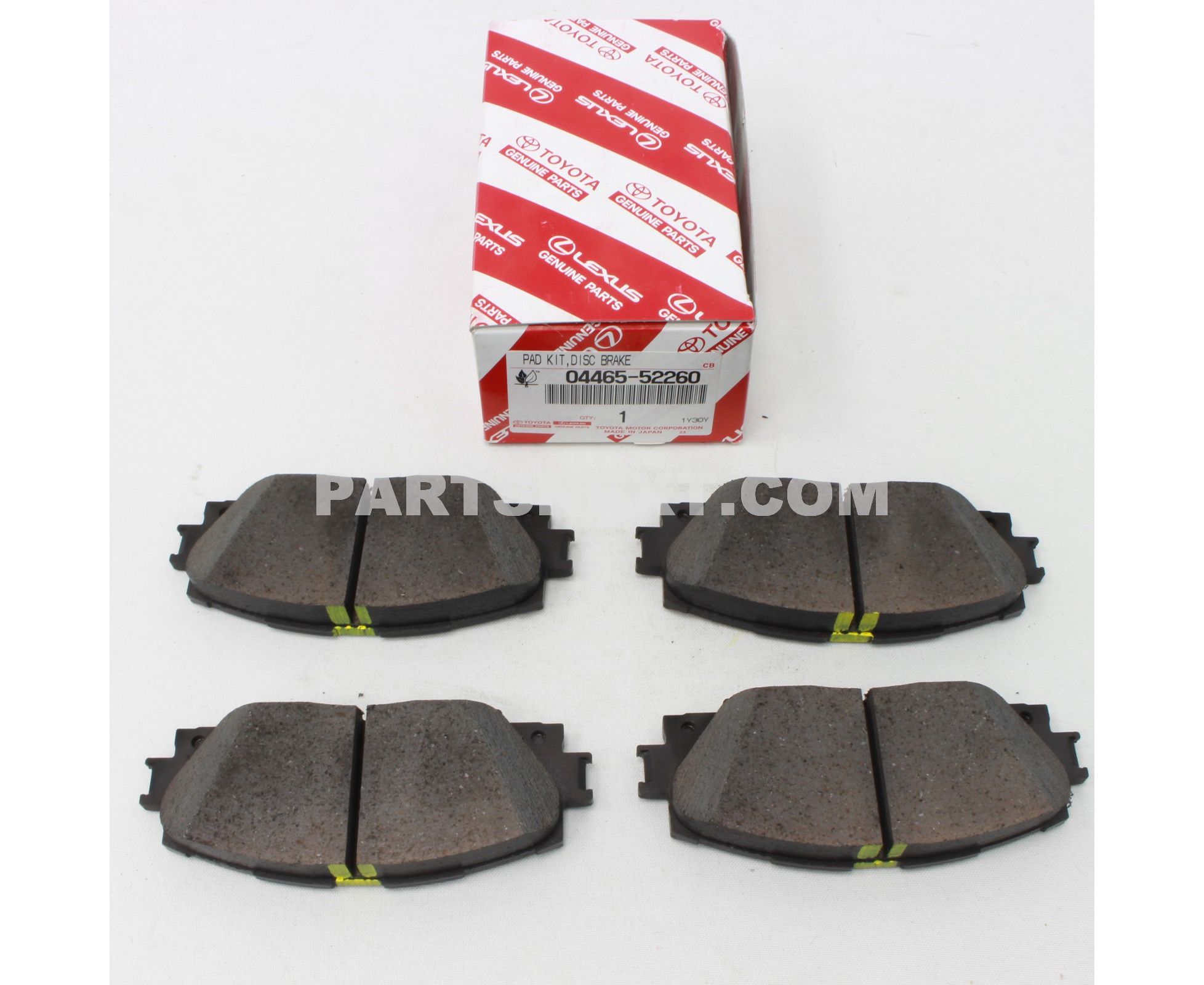 Toyota :: 04465-52260 PAD KIT, DISC BRAKE, FRONT