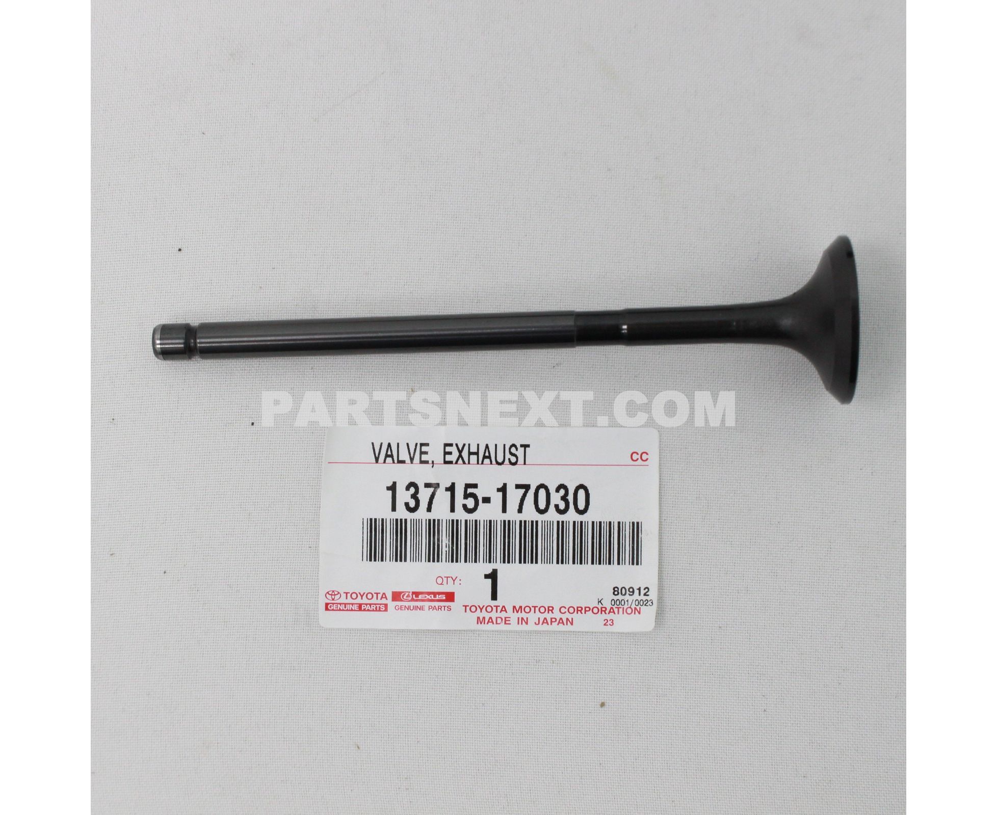 Toyota :: 13715-17030 VALVE, EXHAUST