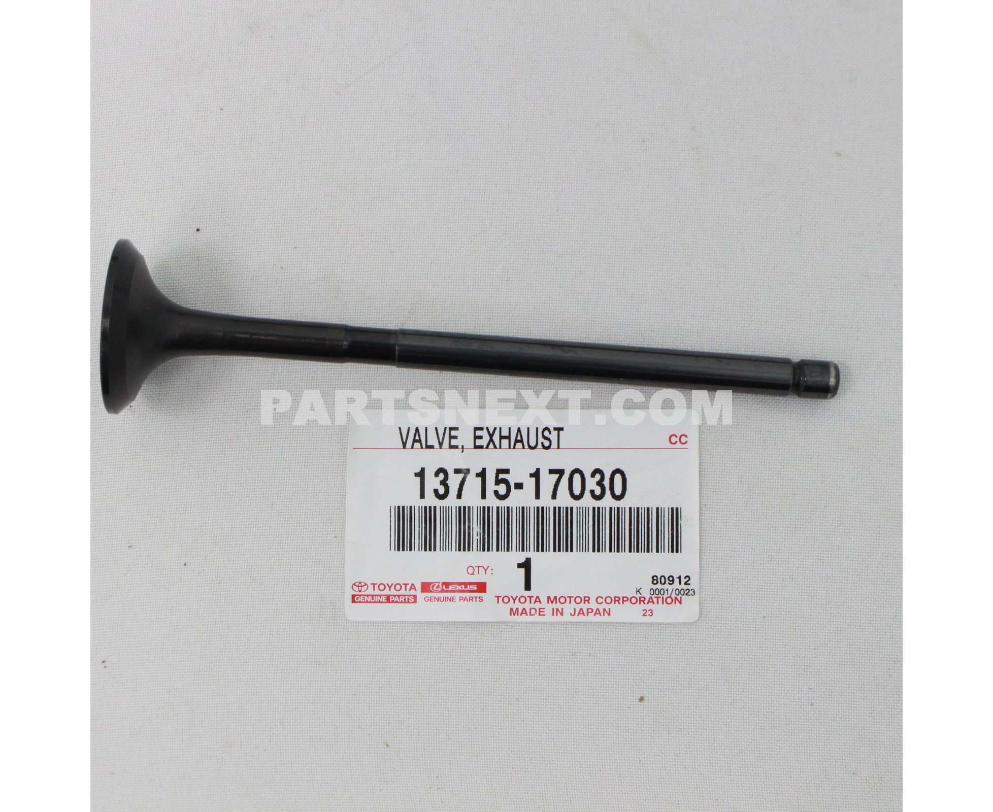 Toyota :: 13715-17030 VALVE, EXHAUST